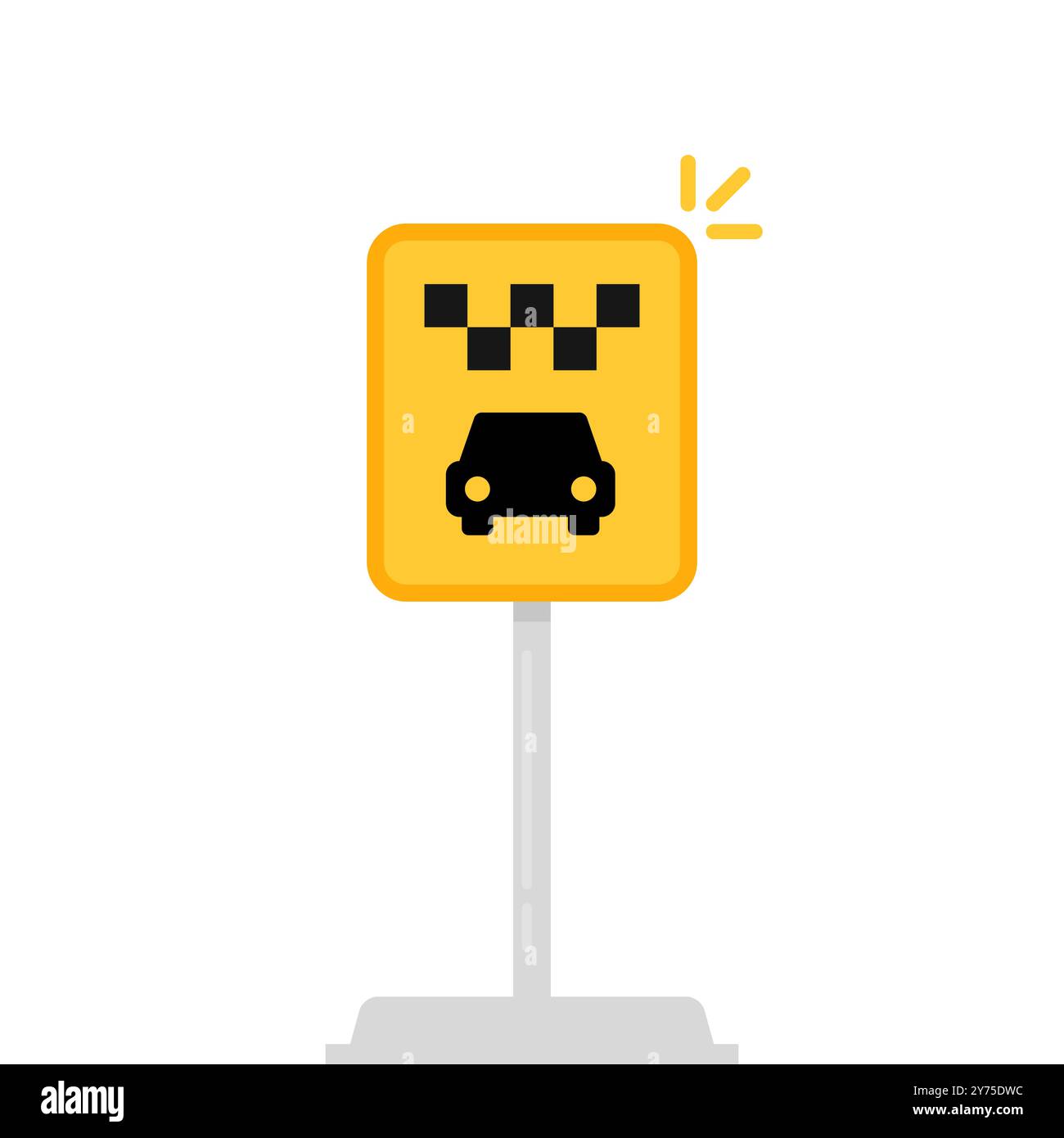 Car parking signpost Stock Vector Images - Alamy