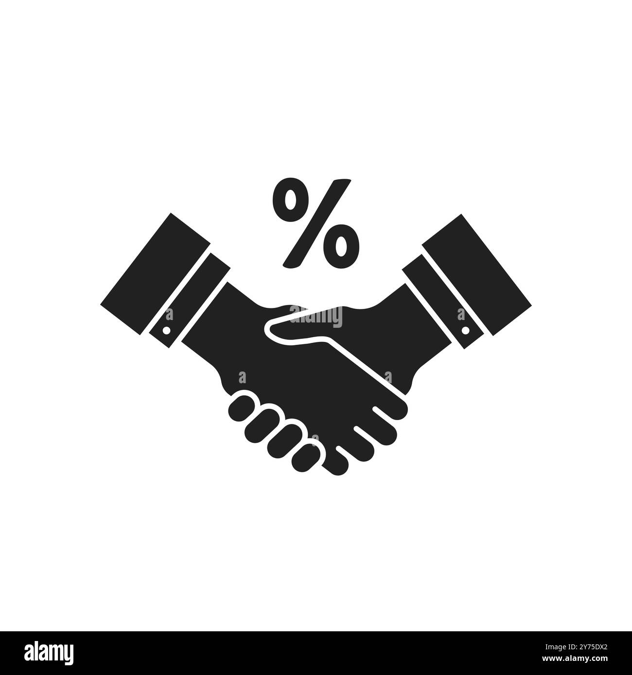 partner discount agreement black icon Stock Vector Image & Art - Alamy