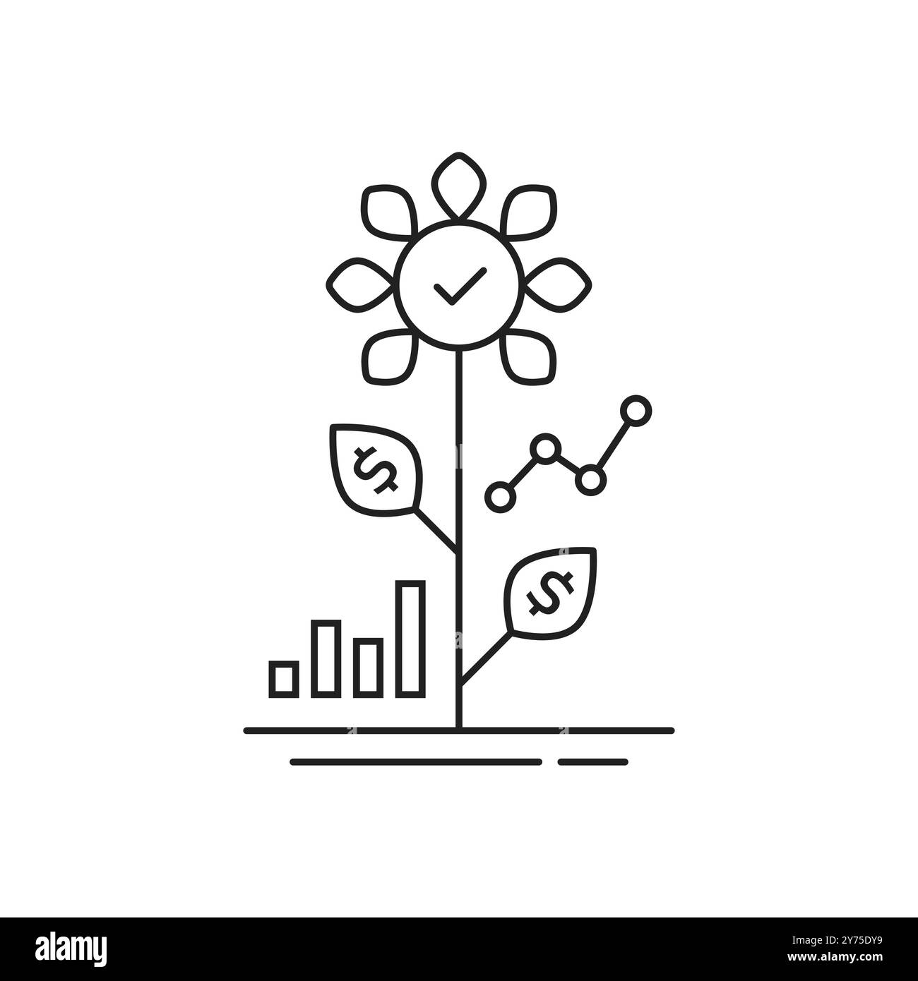 Grow with the flow Black and White Stock Photos & Images - Alamy