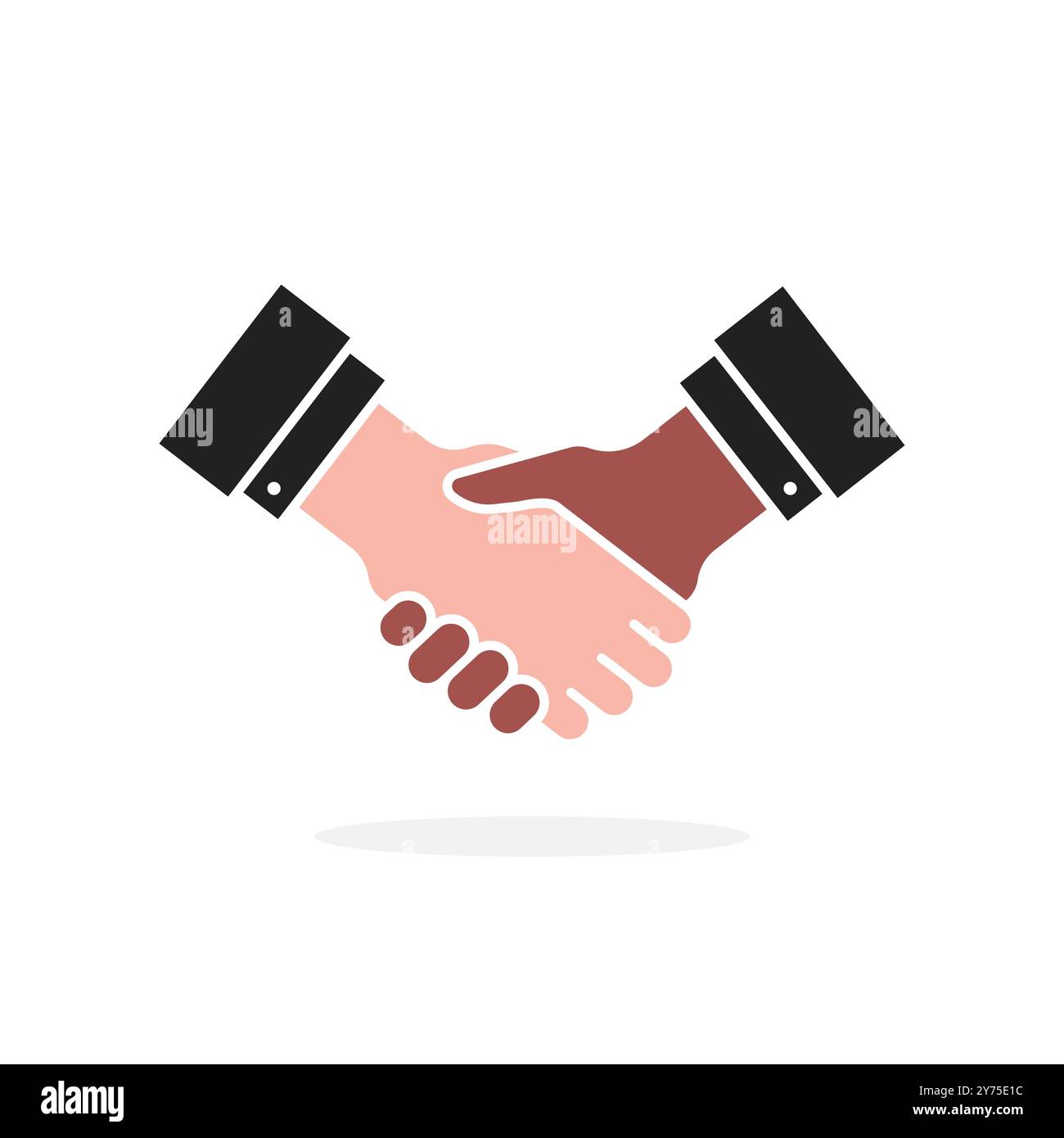 Introduction handshake business people Stock Vector Images - Alamy