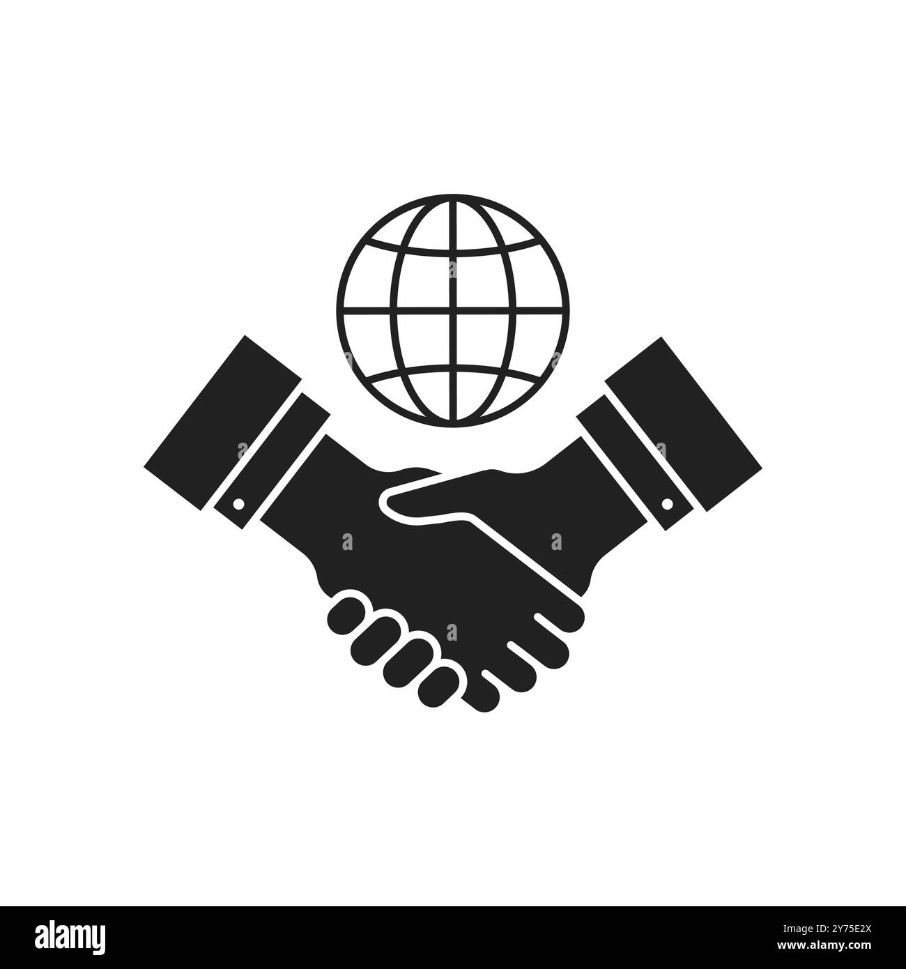 handshake like international partnership Stock Vector Image & Art - Alamy