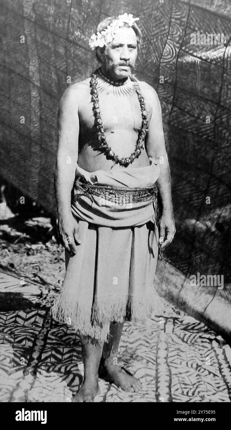 Samoan chief hi-res stock photography and images - Alamy