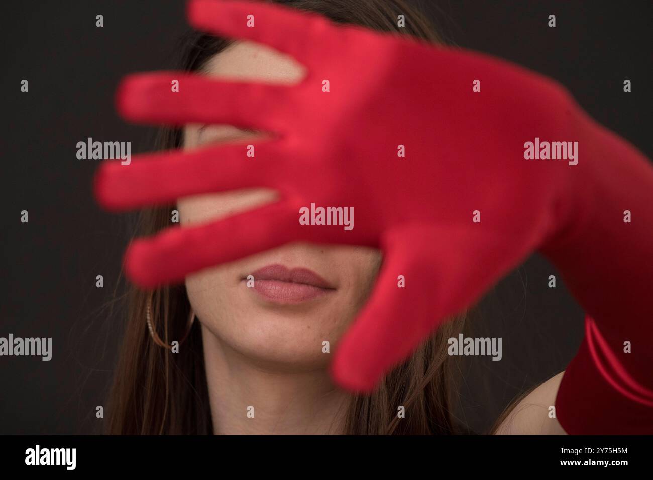 being in a defense position signaling no and unwanted behavior defense ...