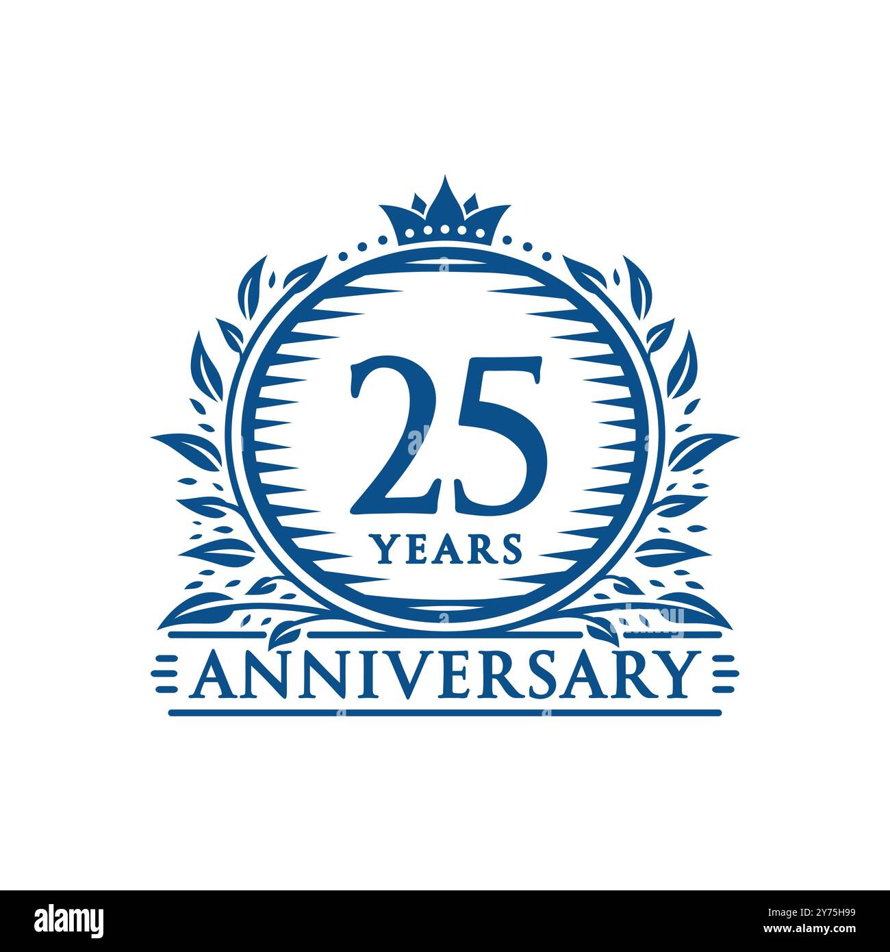 25 years celebrating anniversary design template. 25th anniversary logo ...