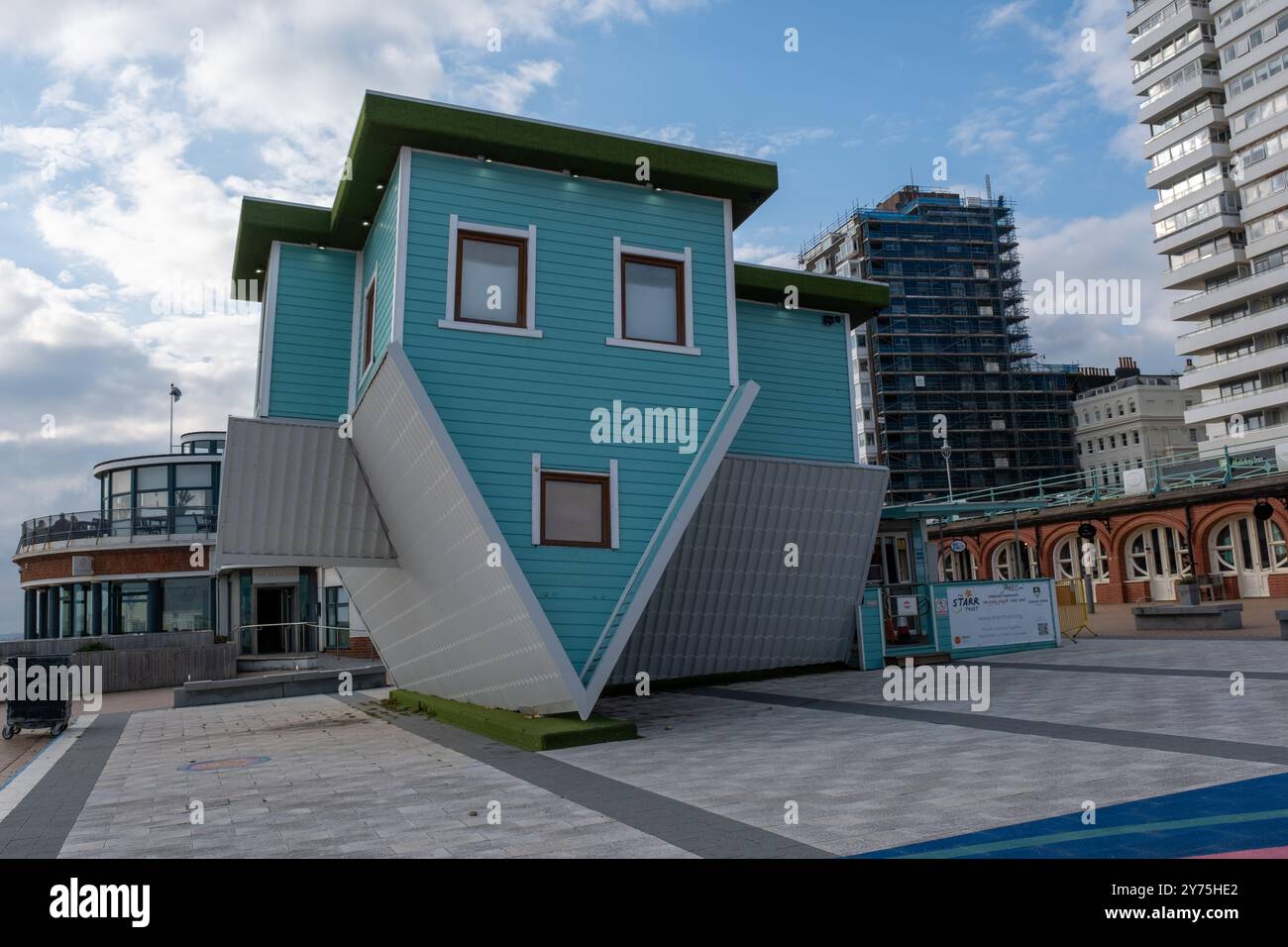 Upside Down House - Brighton Stock Photo - Alamy