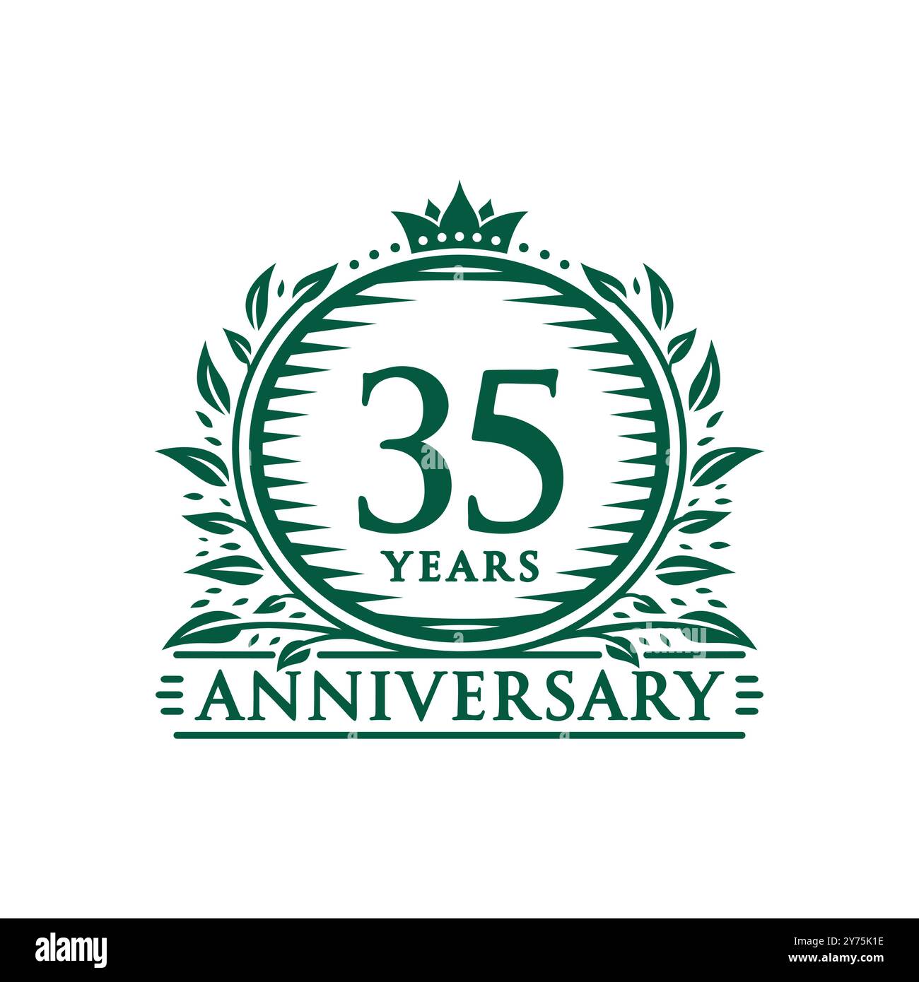 35 years celebrating anniversary design template. 35th anniversary logo ...