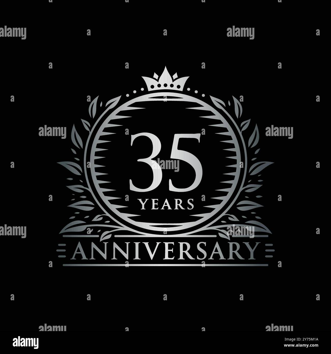 35 years celebrating anniversary design template. 35th anniversary logo ...