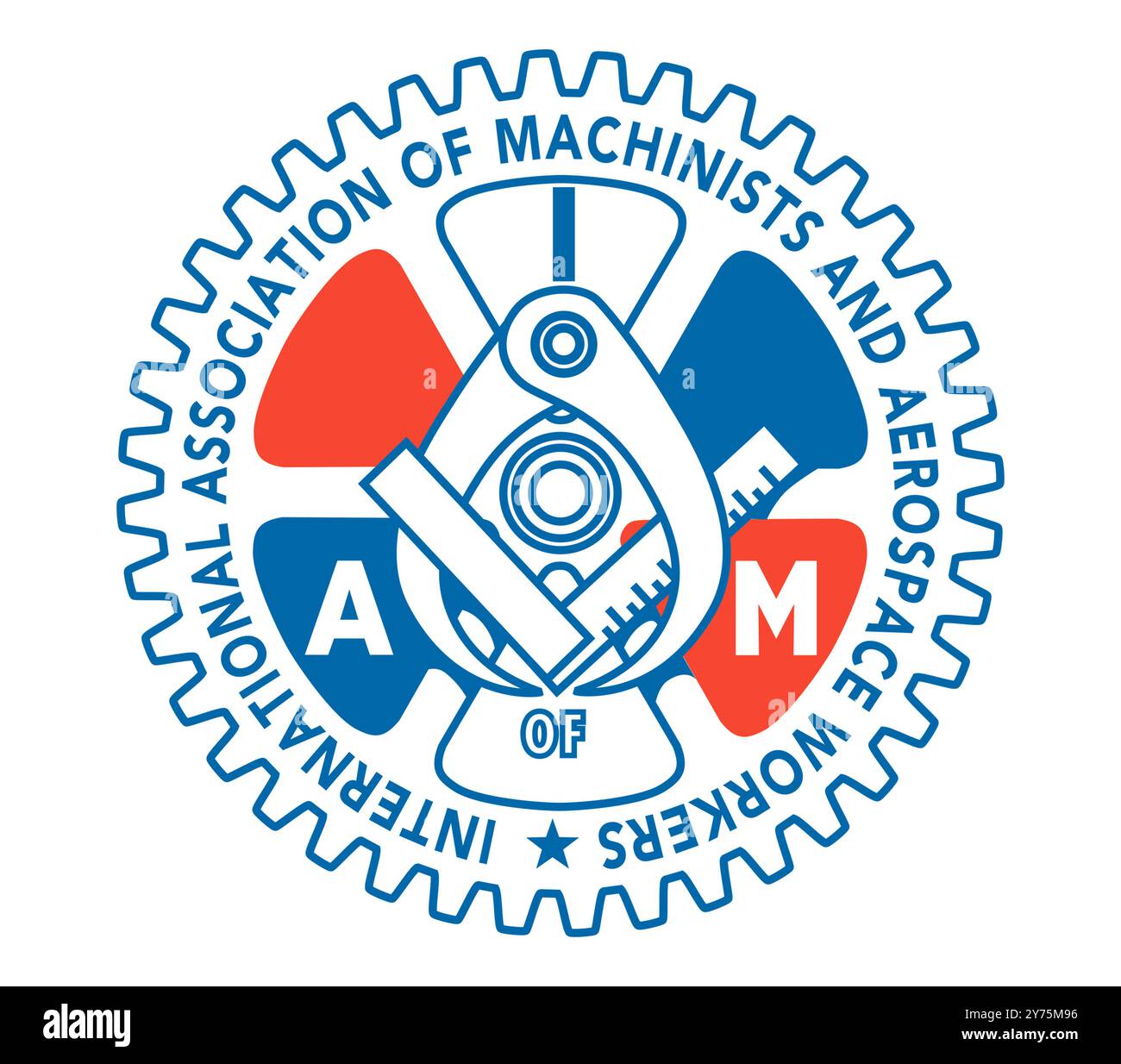 International Association of Machinists and Aerospace Workers IAM logo ...