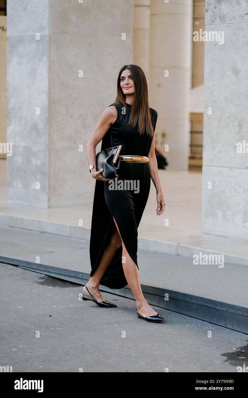 Street style, Isabella Fiorentino Hawilla arriving at Leonard Spring ...