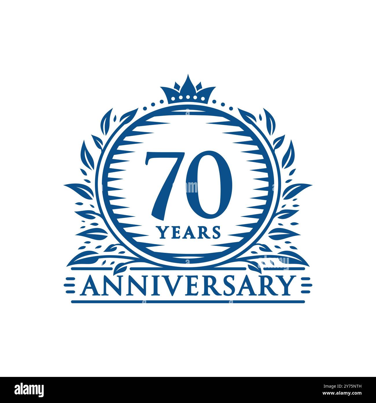 70 years celebrating anniversary design template. 70th anniversary logo ...