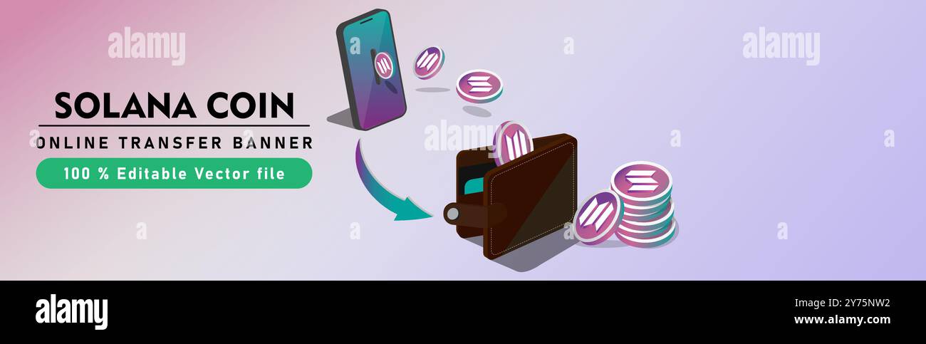 Solana coin transfer hi-res stock photography and images - Alamy