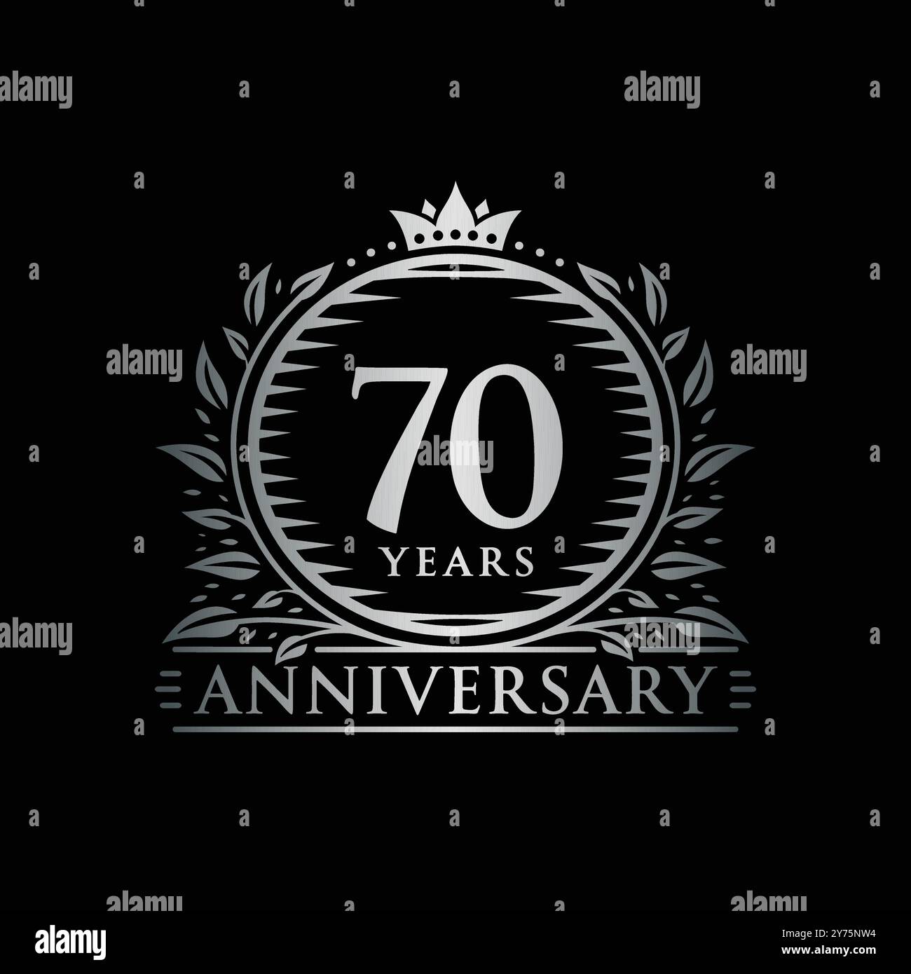 70 years celebrating anniversary design template. 70th anniversary logo ...