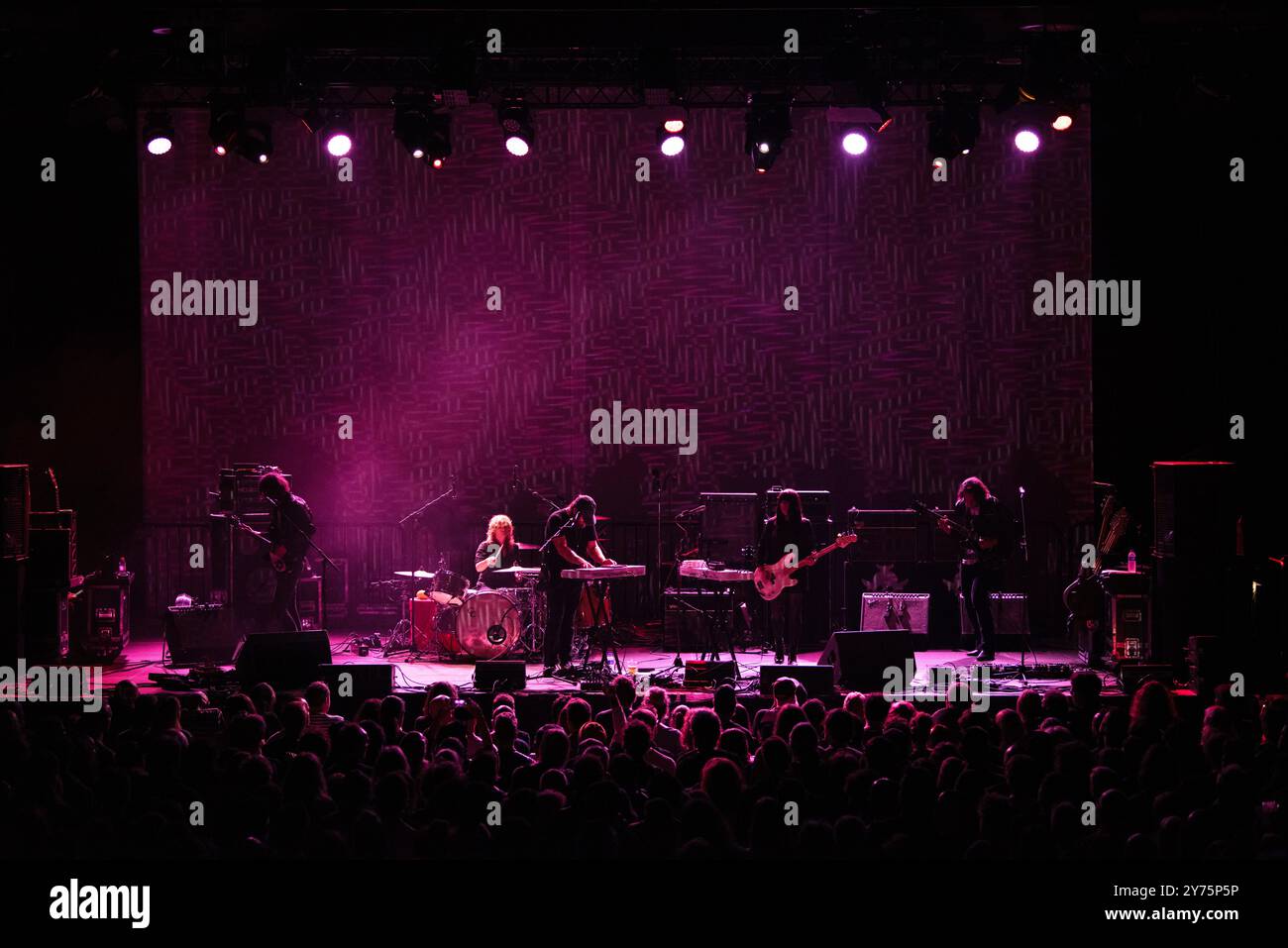 The Black Angels, an american psychedelic band, performing at the ...