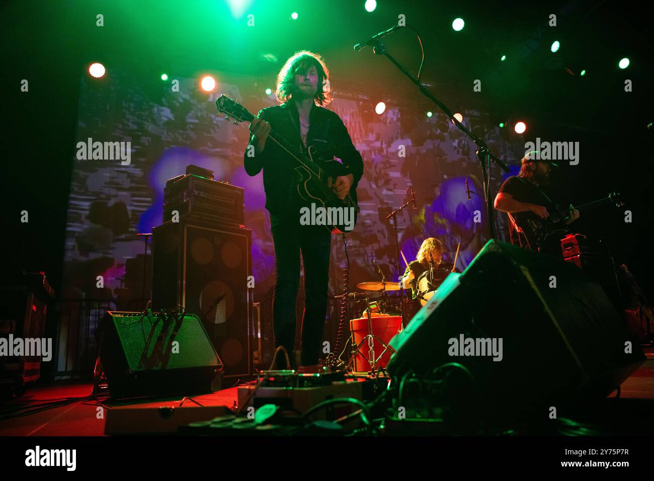 The Black Angels, an american psychedelic band, performing at the ...