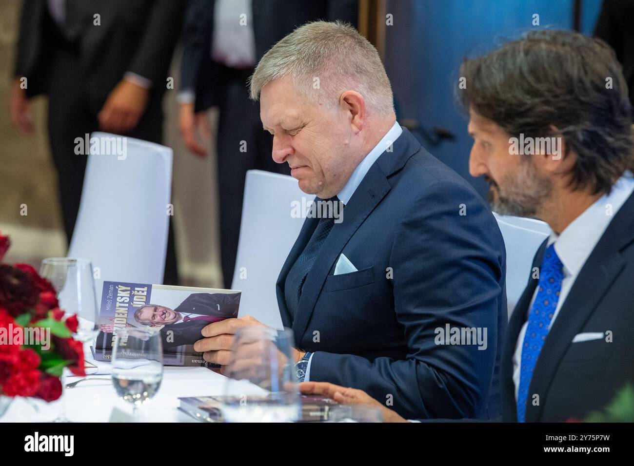 Hluboka Nad Vltavou, Czech Republic. 28th Sep, 2024. Former President ...