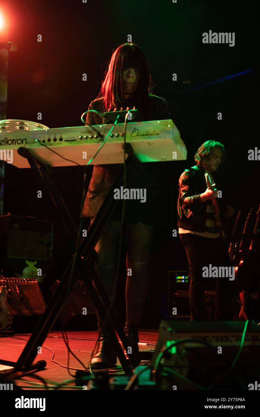 The Black Angels, an american psychedelic band, performing at the ...