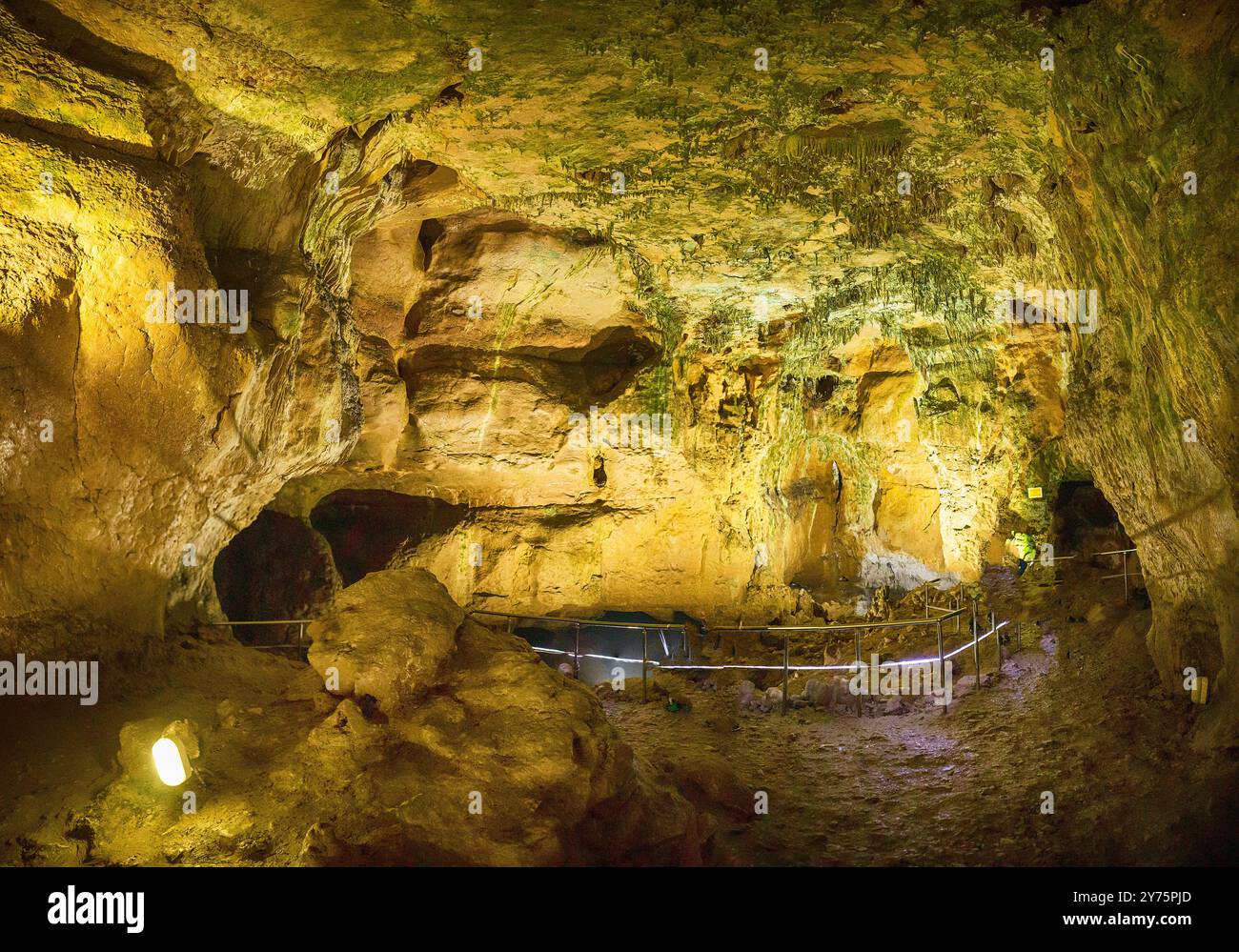 Inside Bacho Kiro cave. Near Veliko Tarnovo, Bulgaria Stock Photo - Alamy