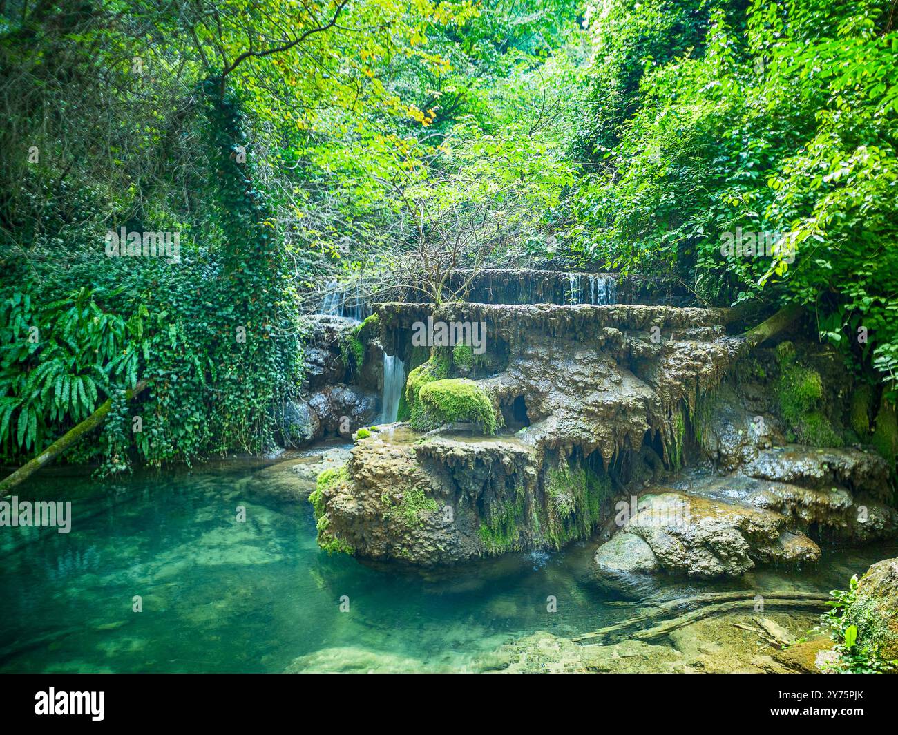 Krushuna Falls are a series of waterfalls in northern Bulgaria, near ...