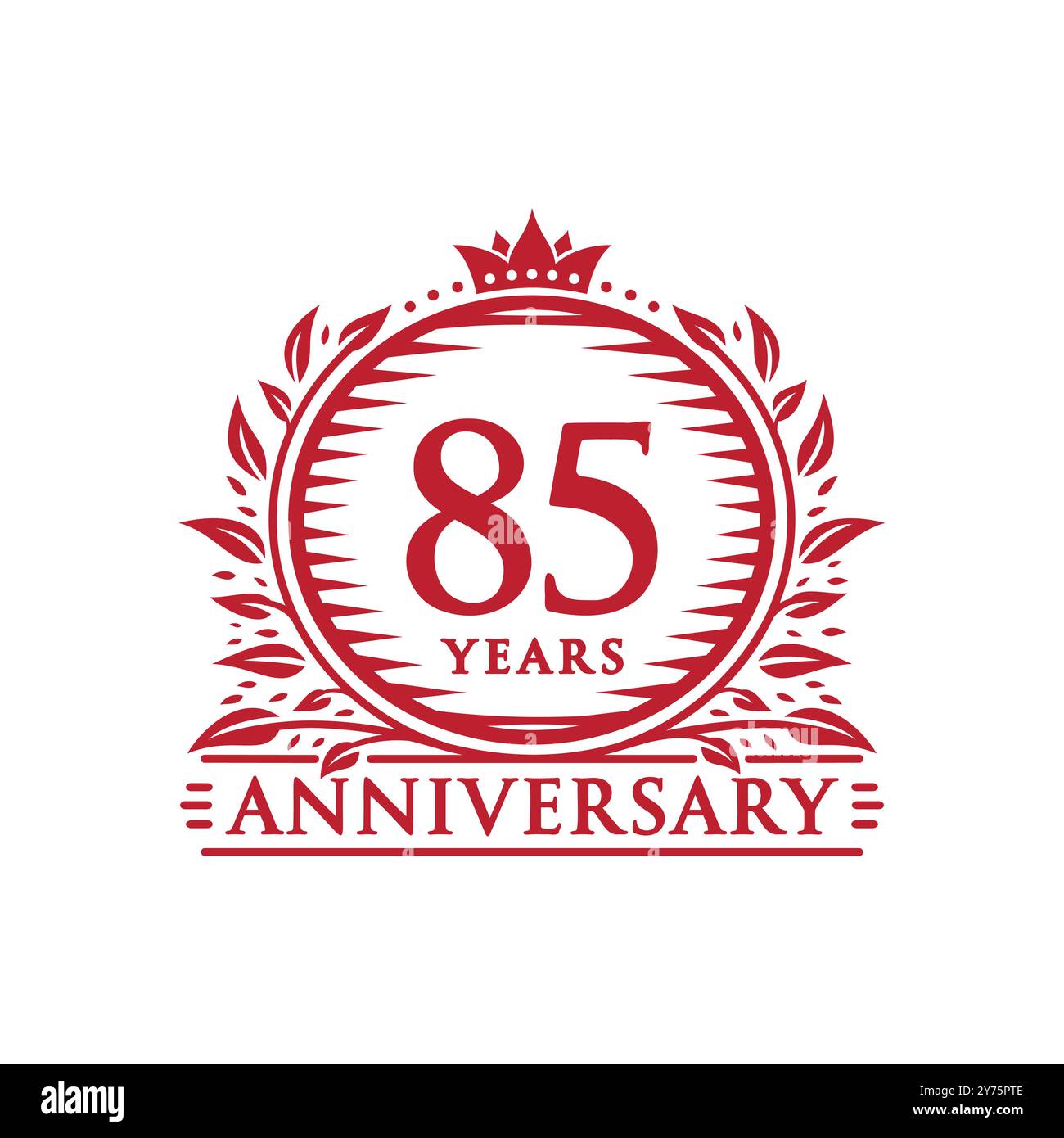 85 years celebrating anniversary design template. 85th anniversary logo ...