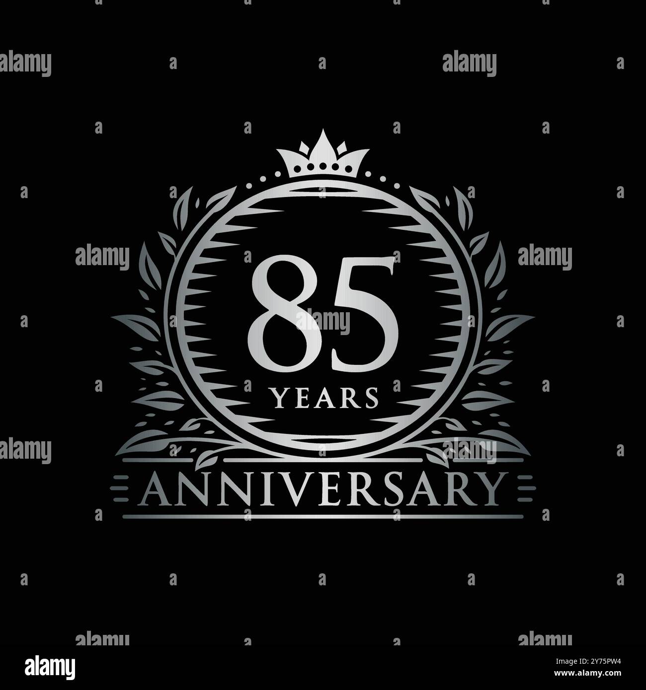 85 years celebrating anniversary design template. 85th anniversary logo ...