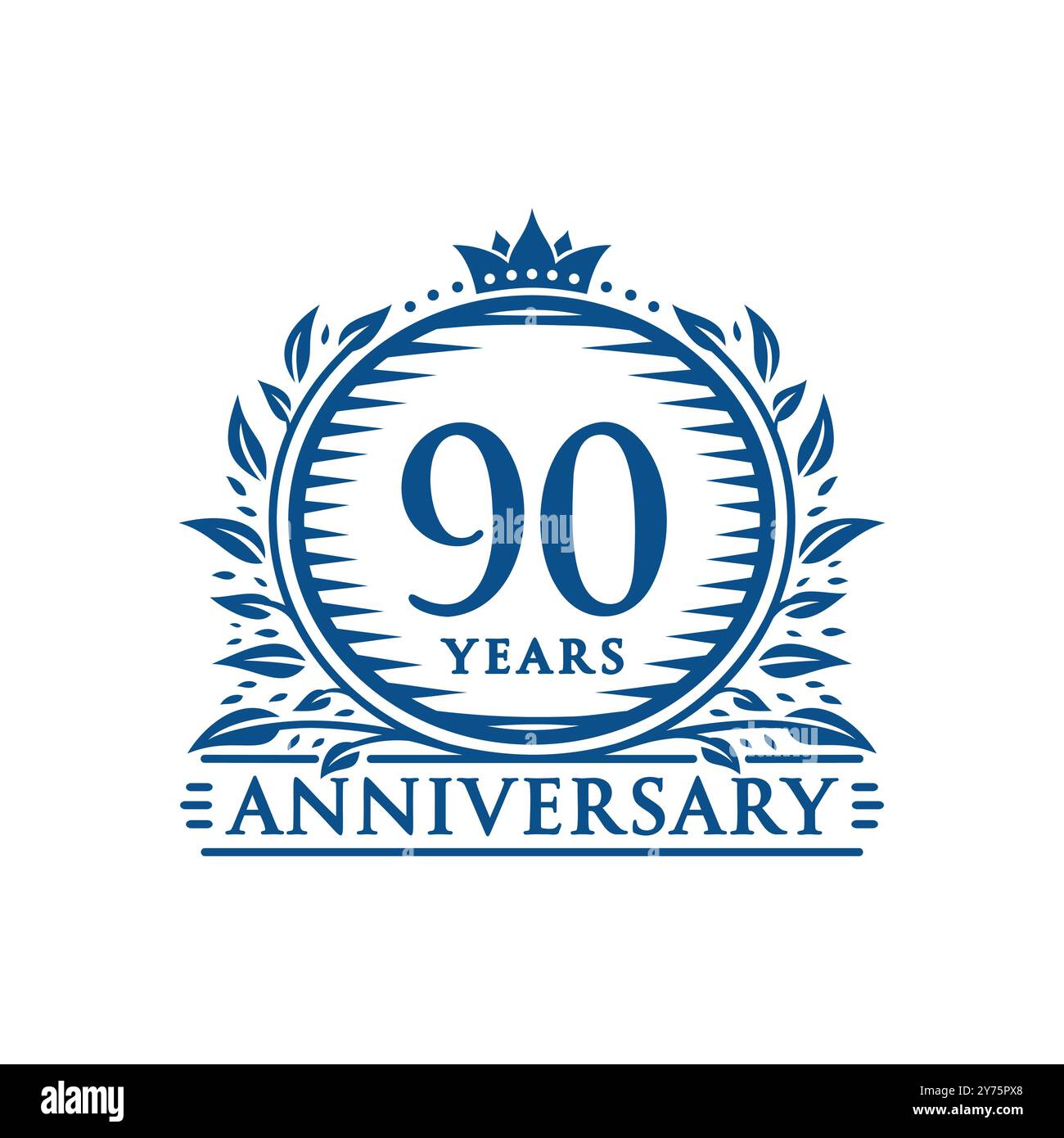 90 years celebrating anniversary design template. 90th anniversary logo ...