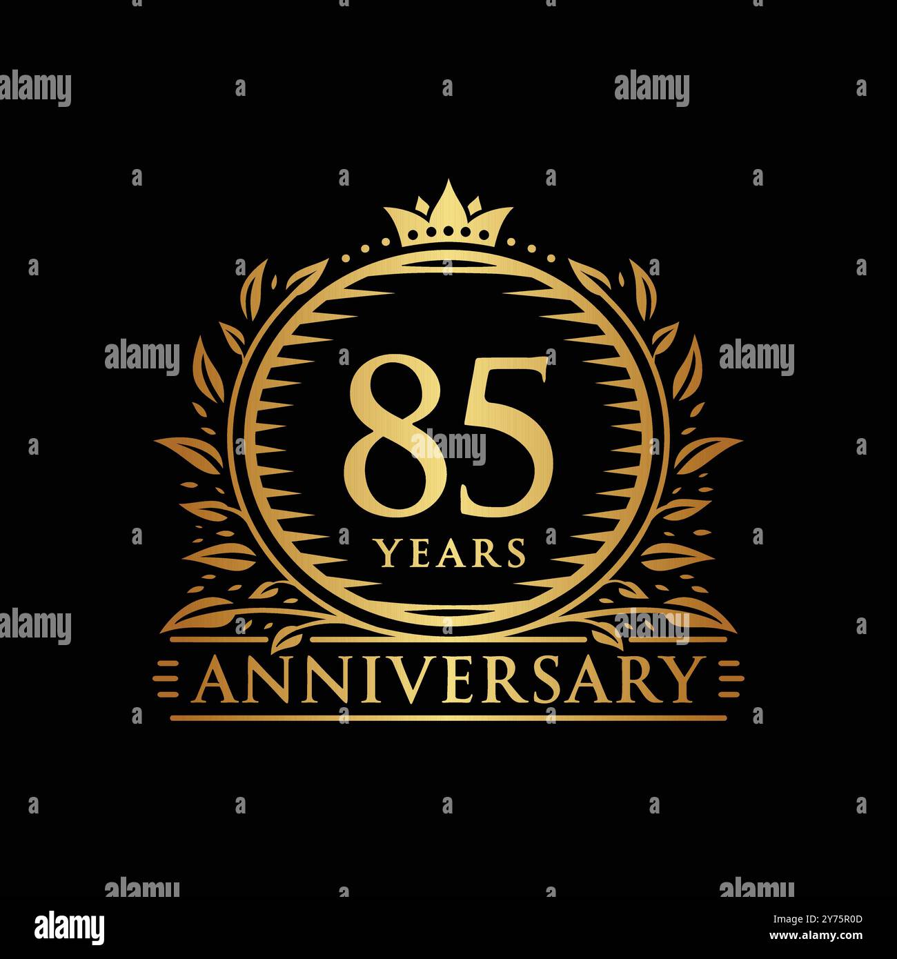 85 years celebrating anniversary design template. 85th anniversary logo ...