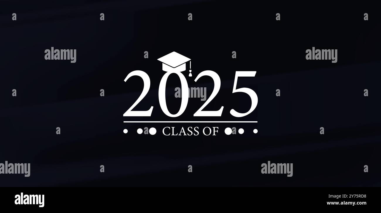 Celebrating the Bright Future of the Class of 2025 Stock Vector Image ...