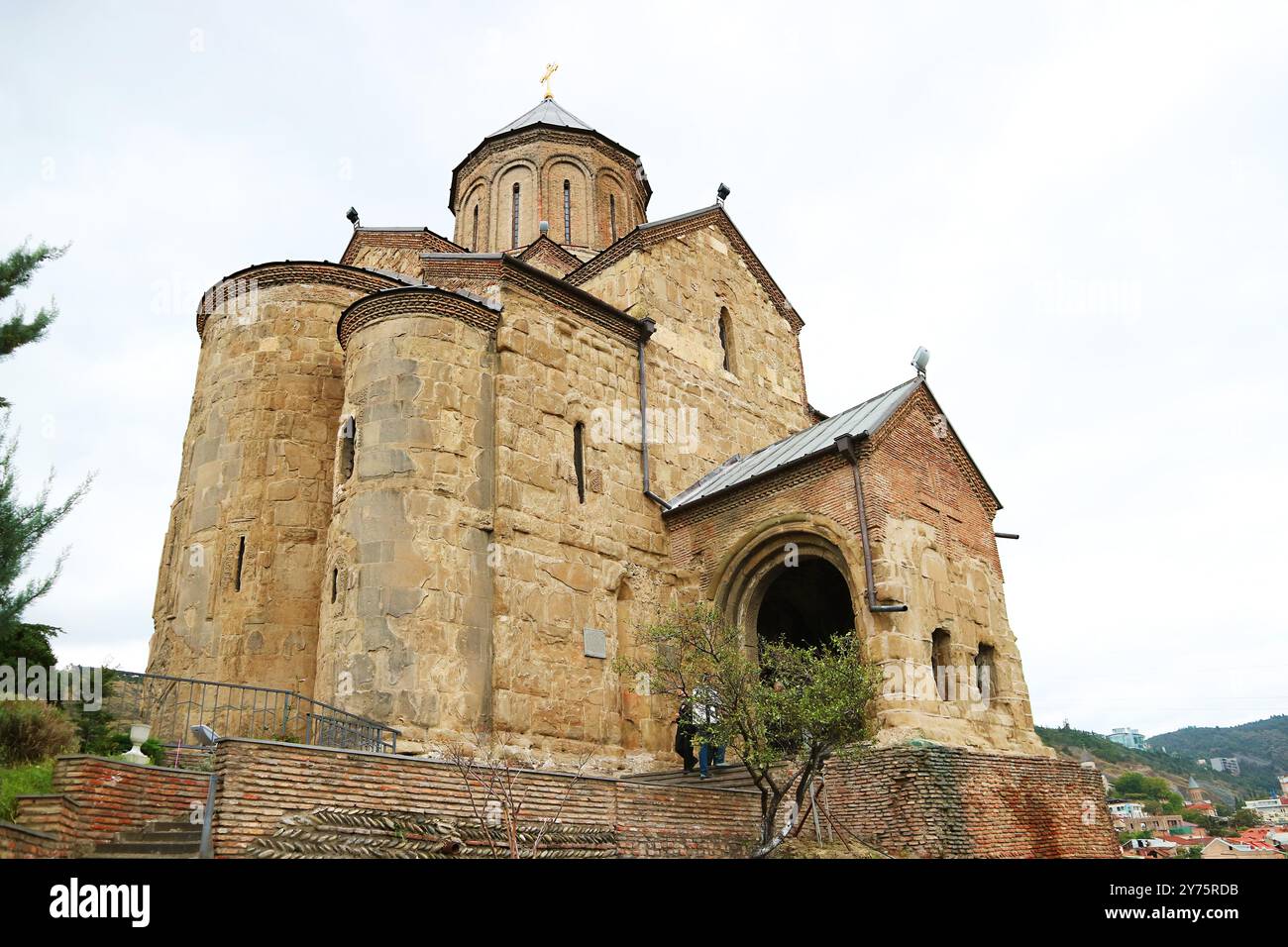 The Virgin Mary Assumption Church of Metekhi on the Left Bank of River ...