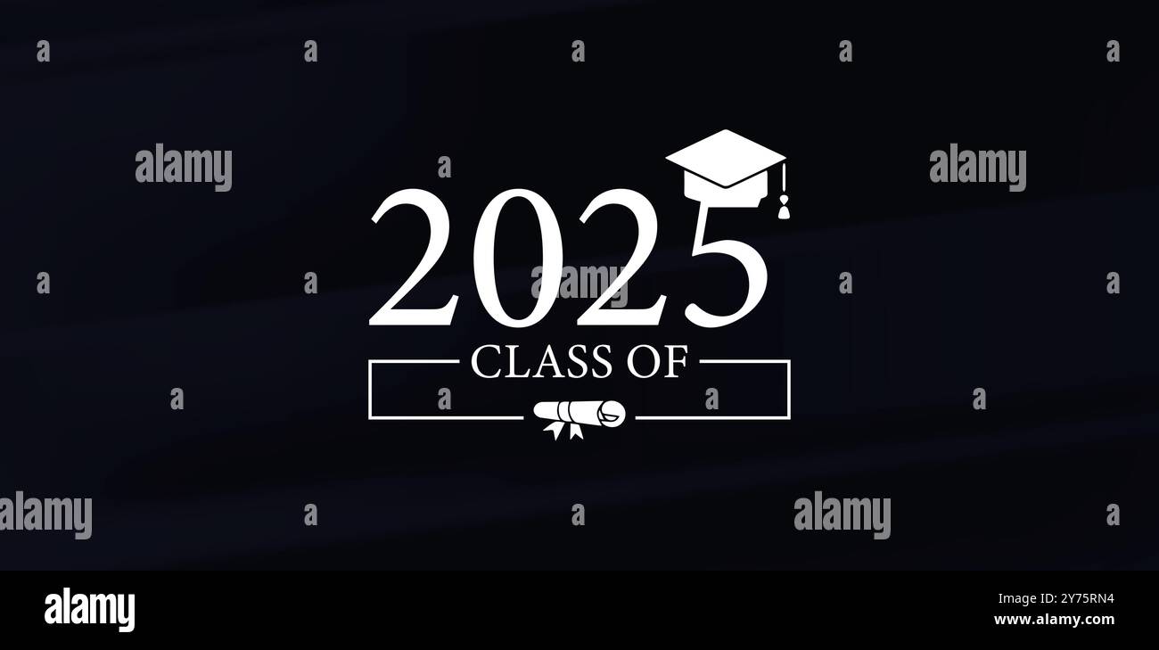 Celebrating the Bright Future of the Class of 2025 Stock Vector Image ...