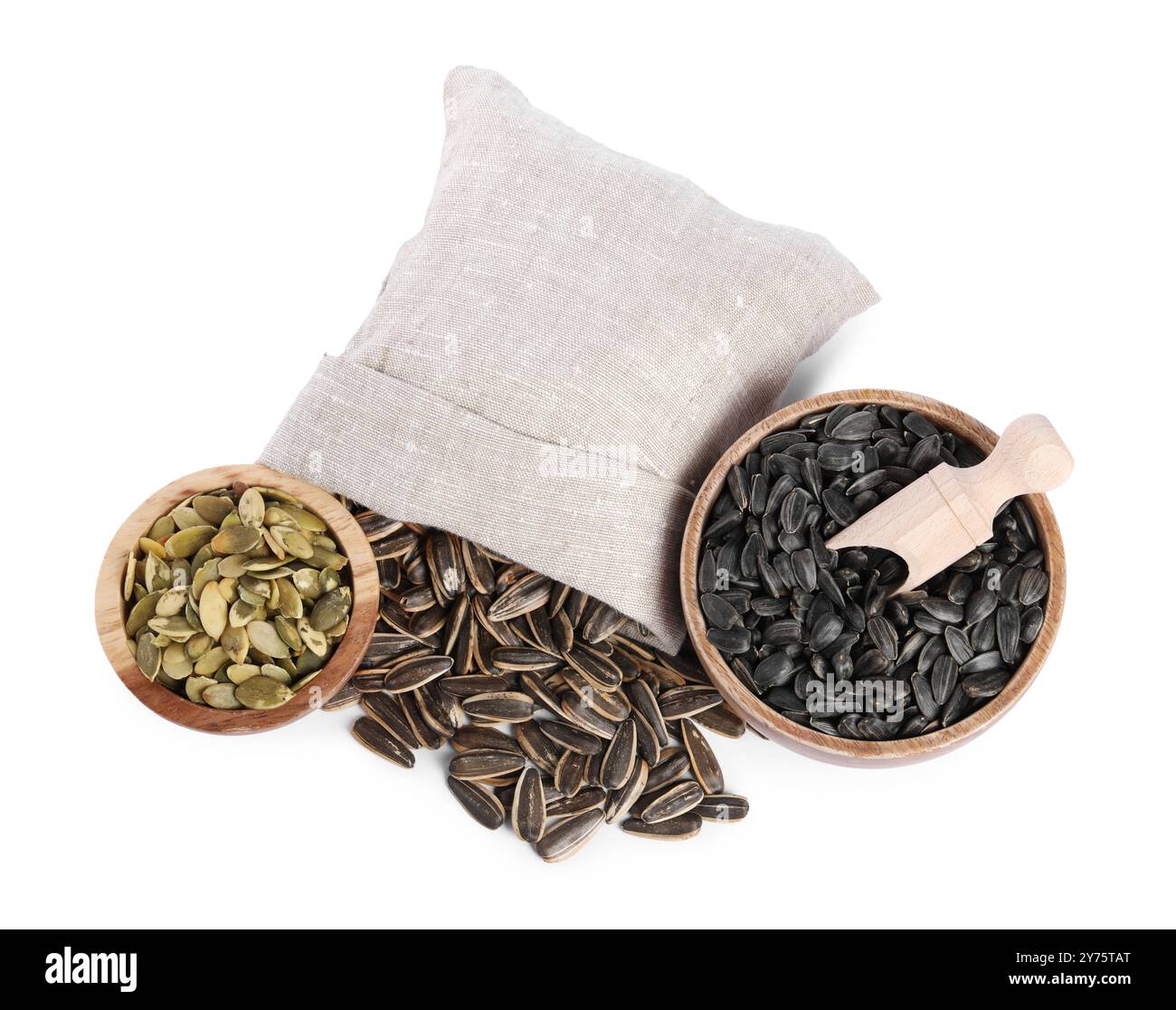 Different types of seeds isolated on white Stock Photo - Alamy