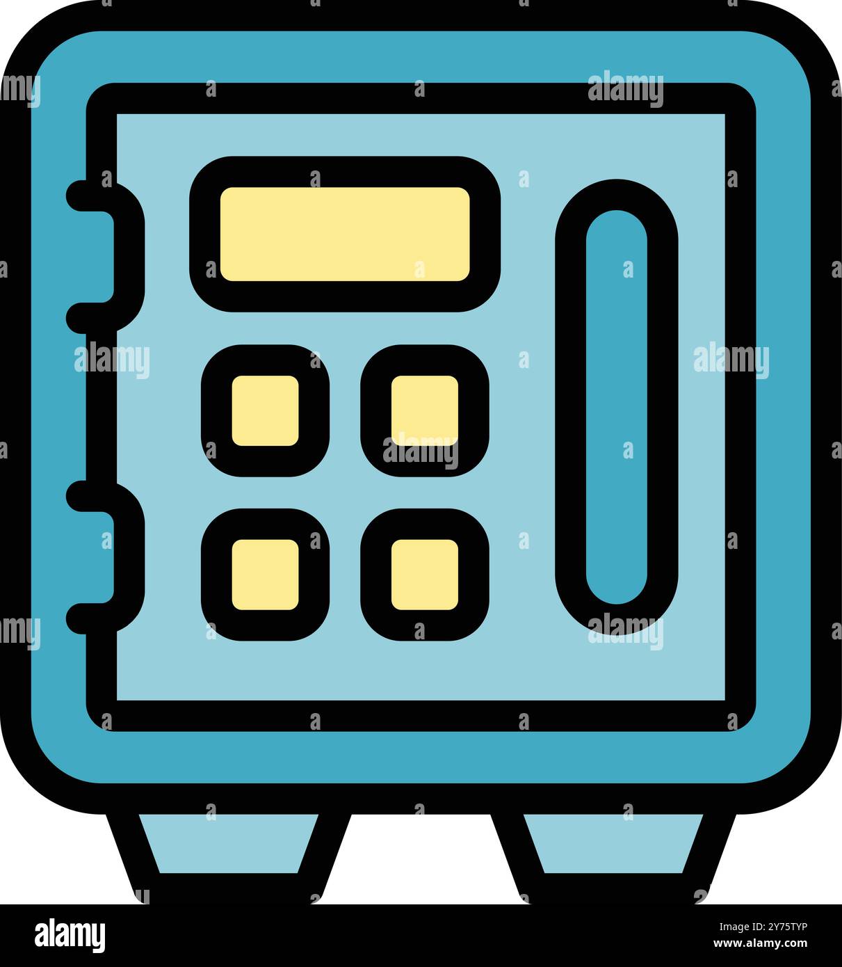 Secure your valuables with a modern electronic safe featuring a keypad ...