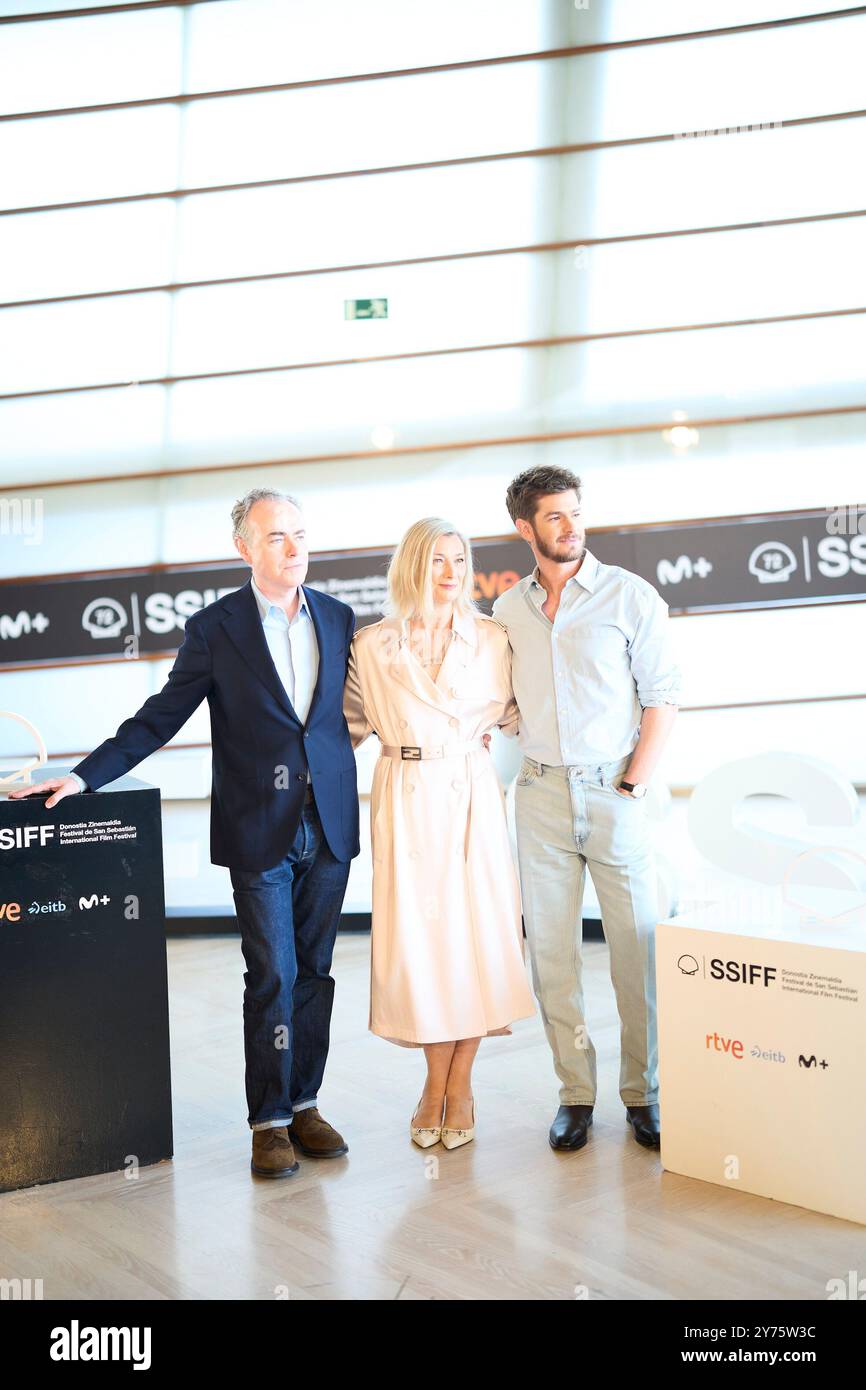 Andrew Garfield, John Crowley, Fiona Weir attended 'We Live in Time ...