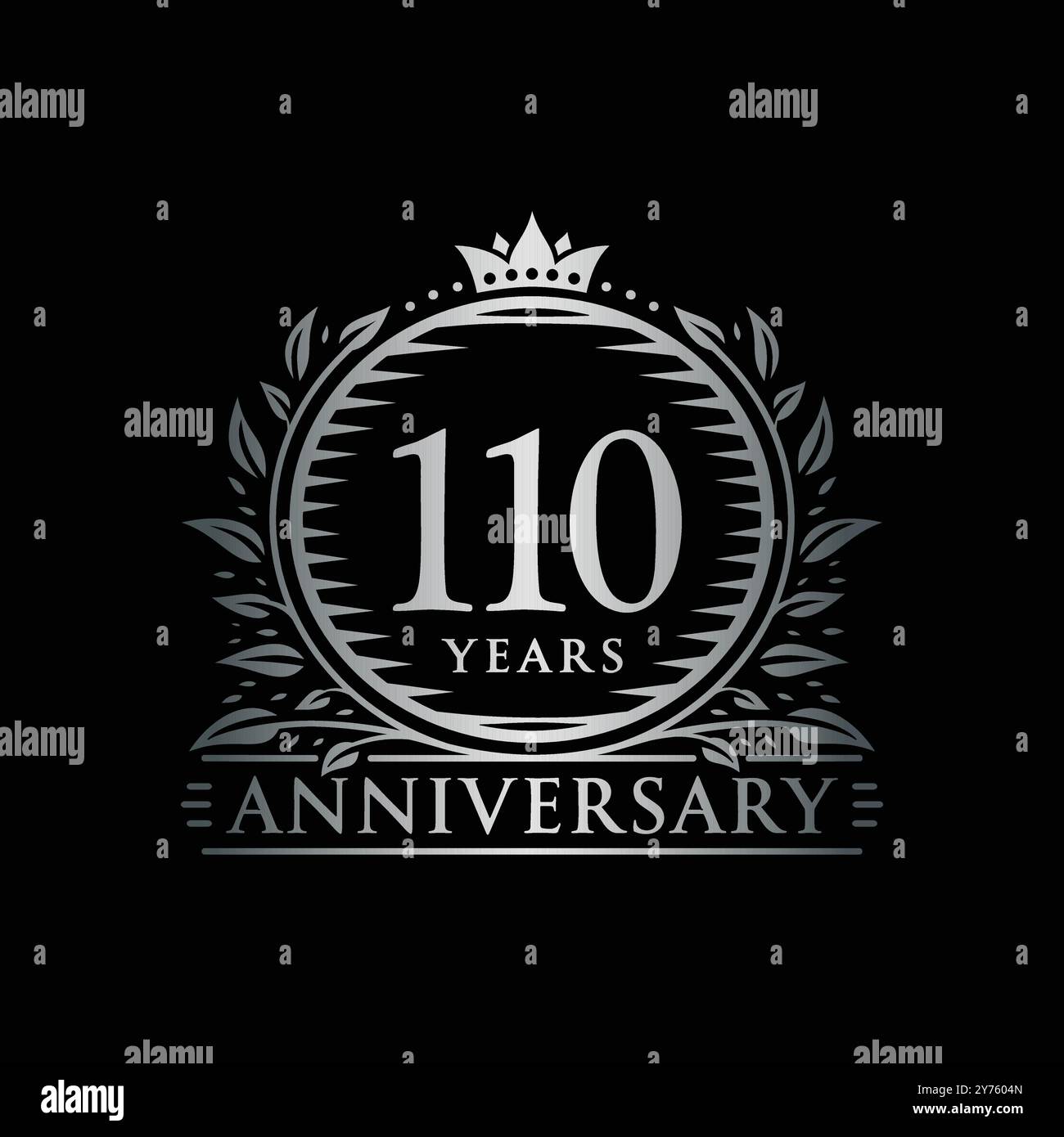 110 years celebrating anniversary design template. 110th anniversary ...