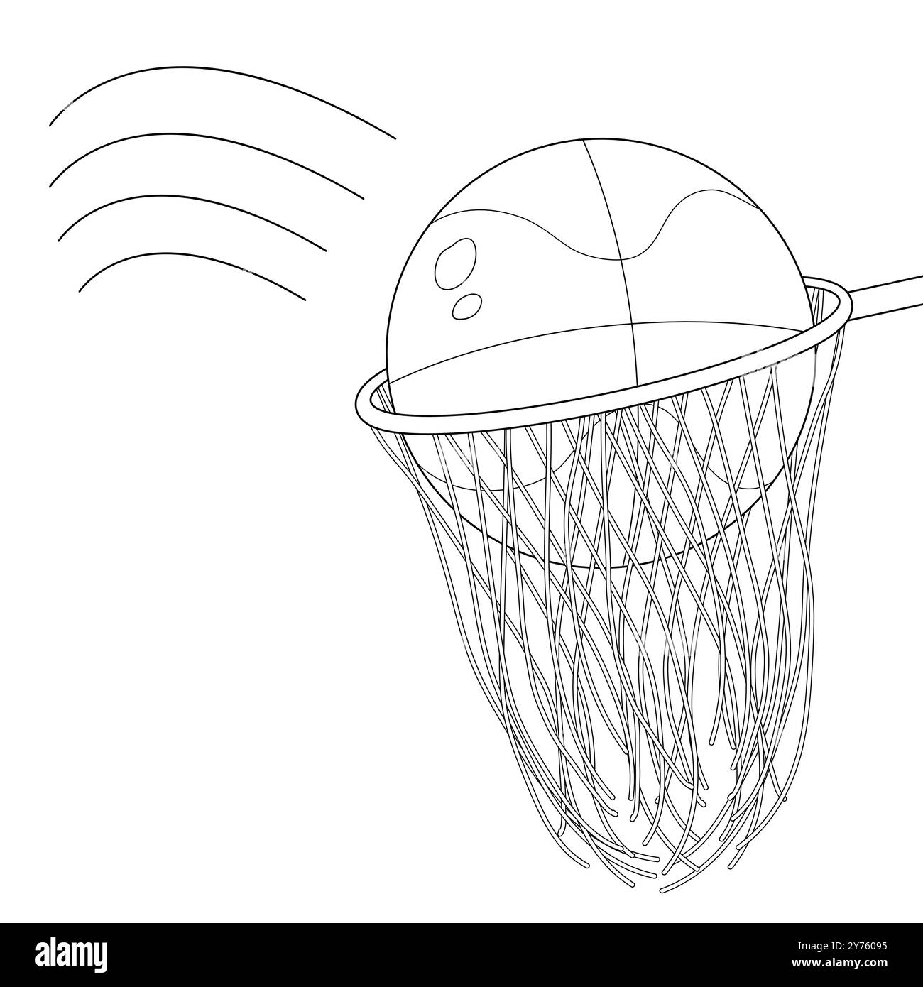 Basketball coloring page hi-res stock photography and images - Alamy