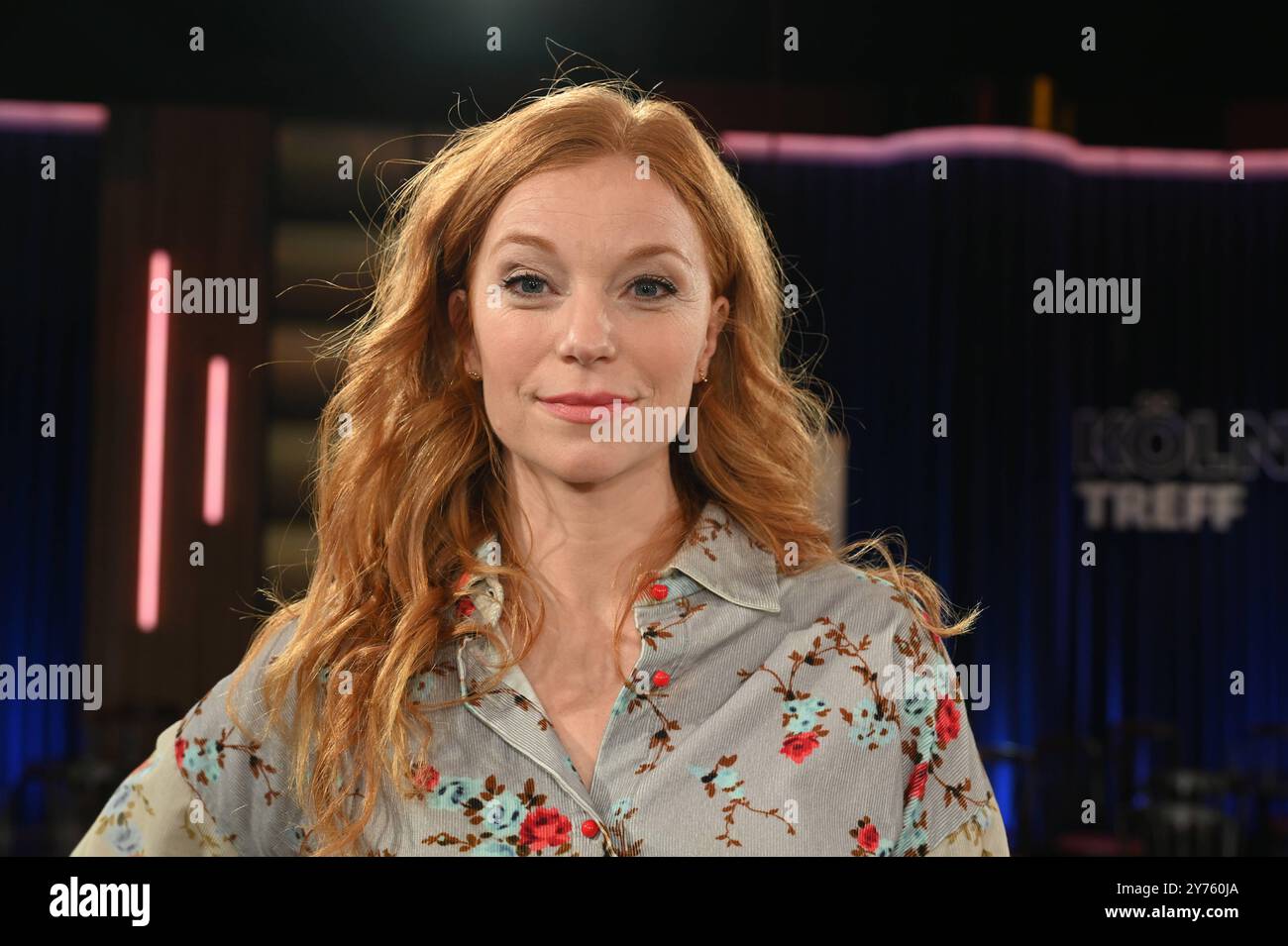 Schauspielerin Marleen Lohse zu Gast in der WDR Talkshow Kölner Treff ...