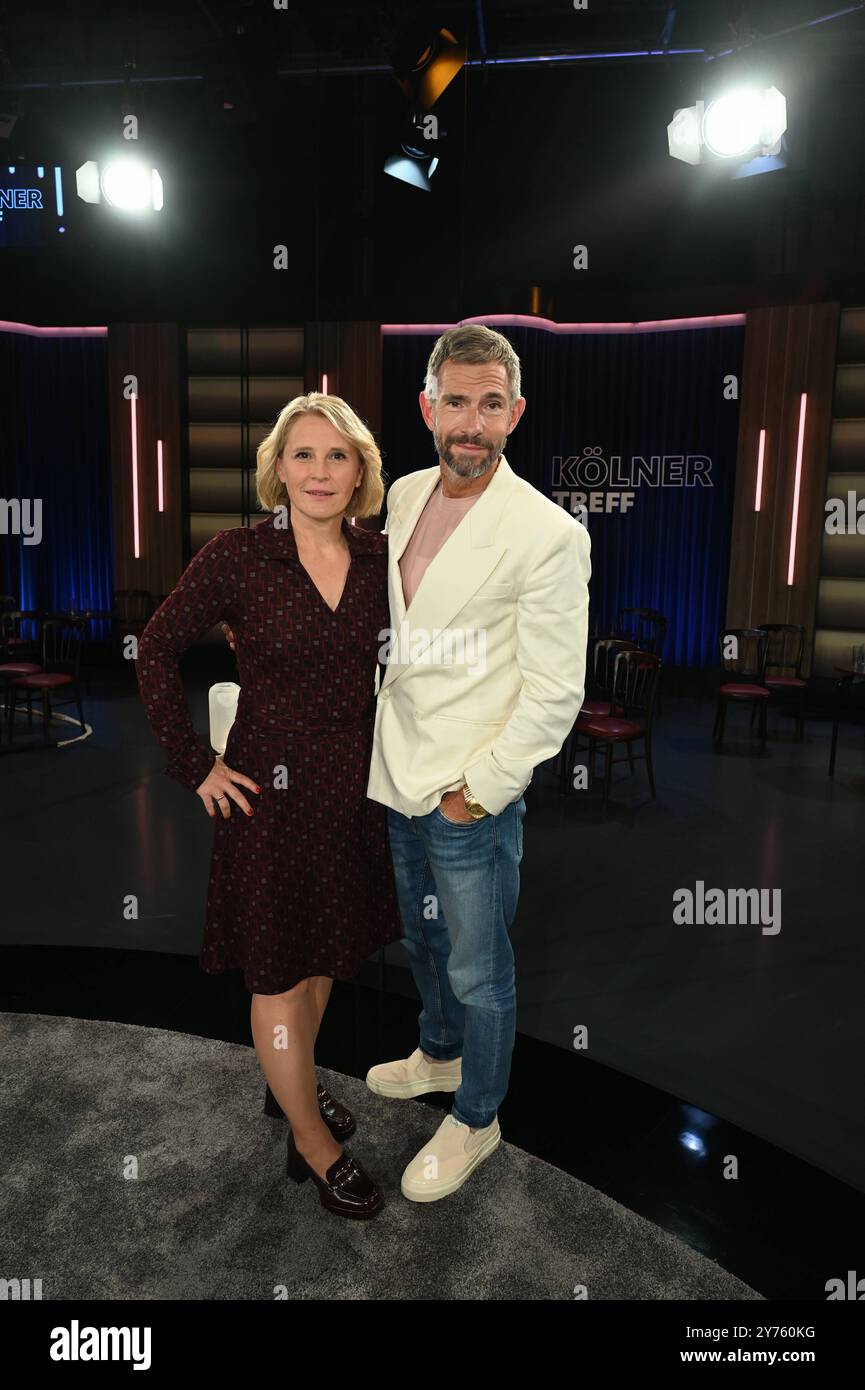 Das Moderatoren Duo Susan Link und Micky Beisenherz der WDR Talkshow ...