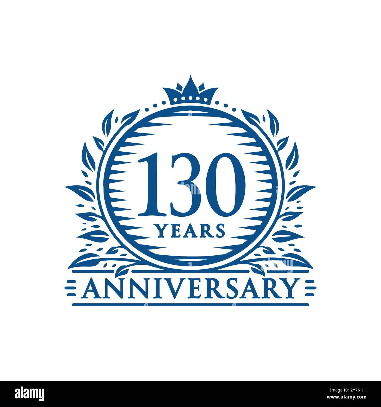 130 years logo hi-res stock photography and images - Alamy