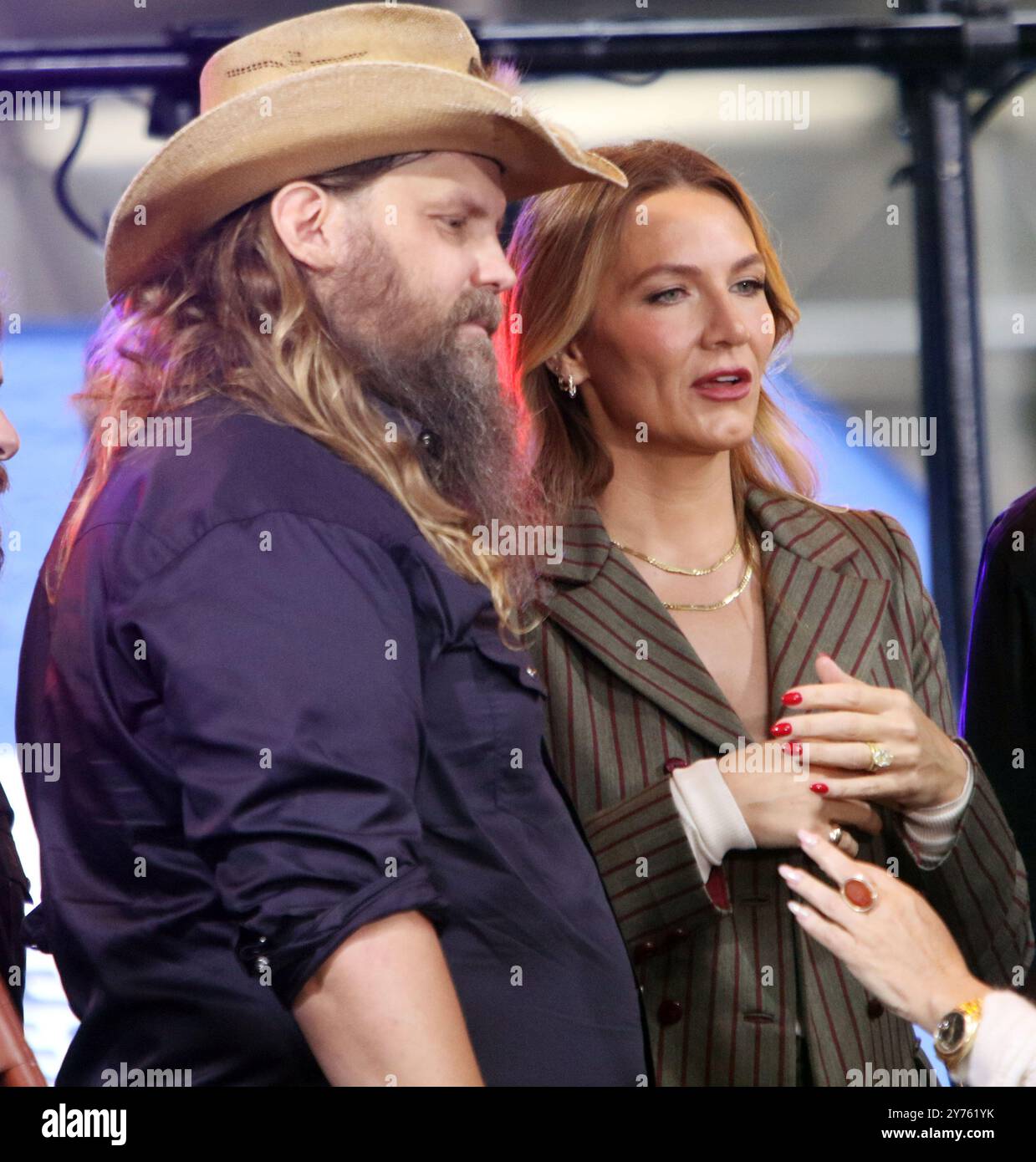 September 27, 2024 Chis Stapleton and Morgane Stapleton perforn on ...