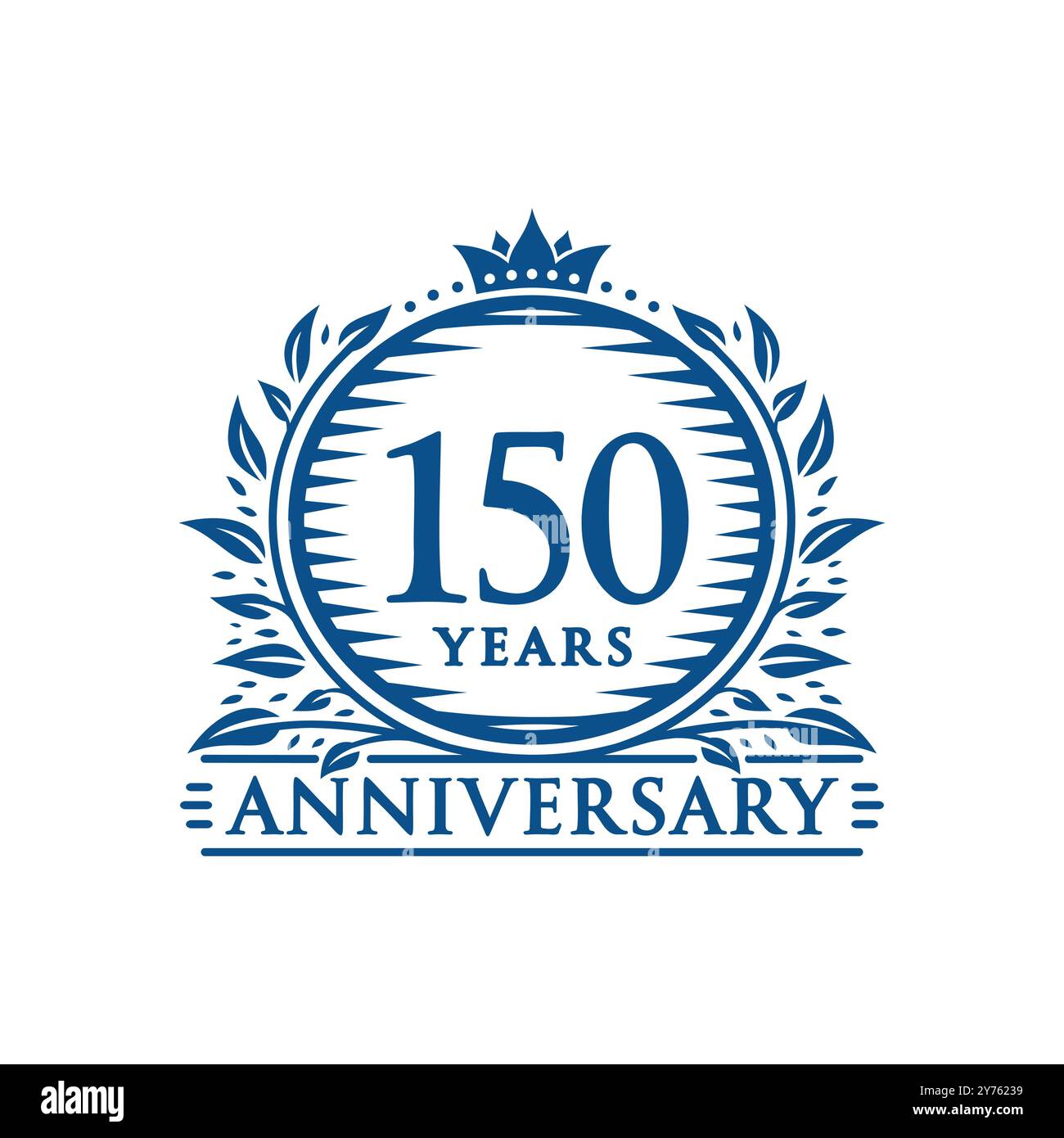 150 years celebrating anniversary design template. 150th anniversary ...