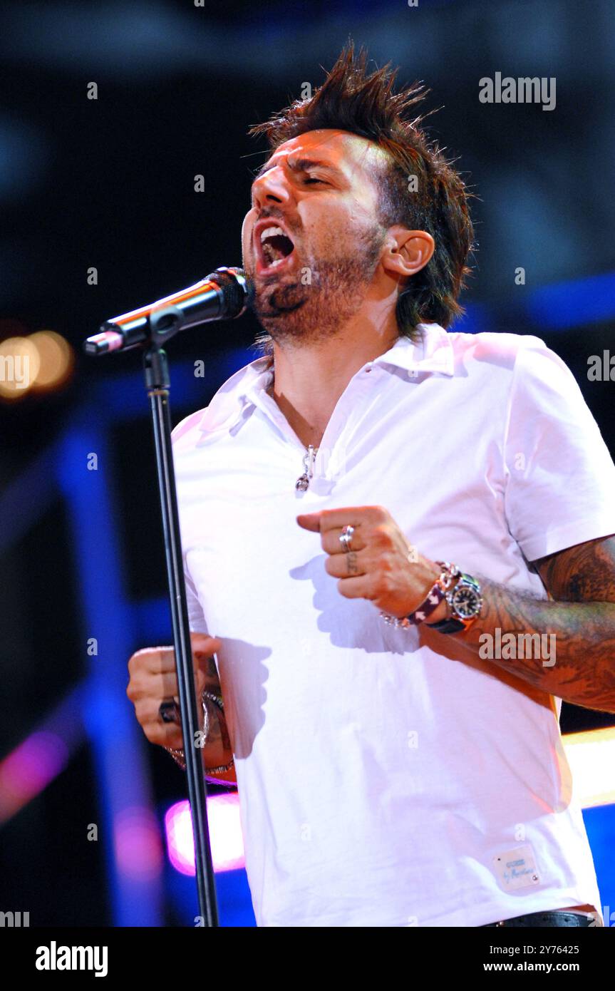 Verona italy 05/09/2006: Omar Pedrini,Italian singer and guitarist ...