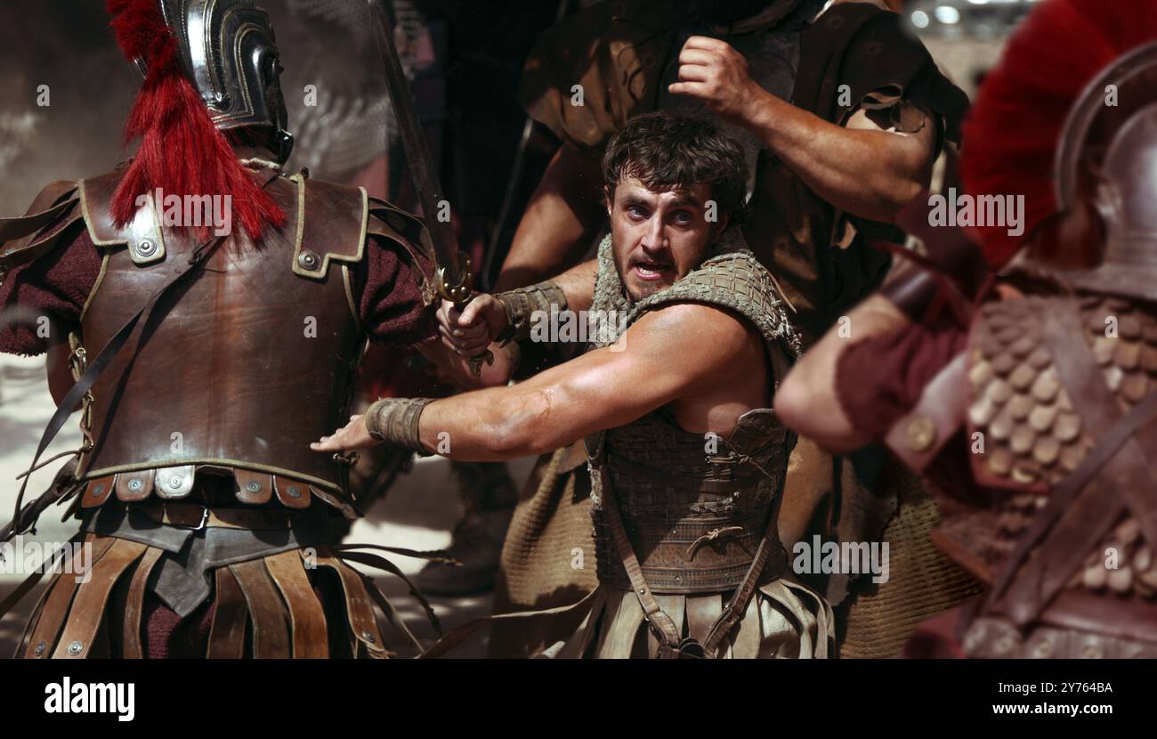 PAUL MESCAL in GLADIATOR II (2024), directed by RIDLEY SCOTT. Credit ...