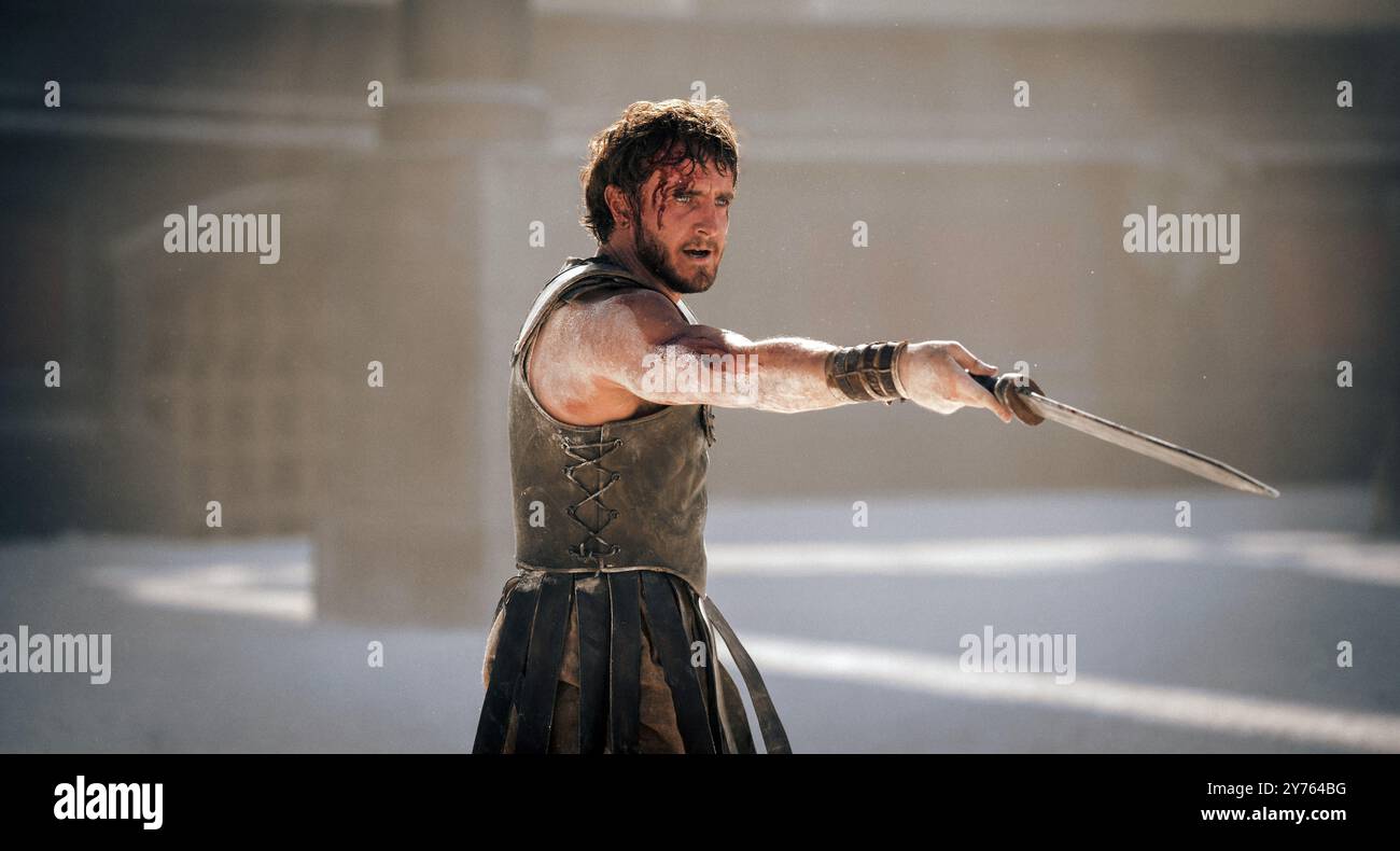 PAUL MESCAL in GLADIATOR II (2024), directed by RIDLEY SCOTT. Credit ...