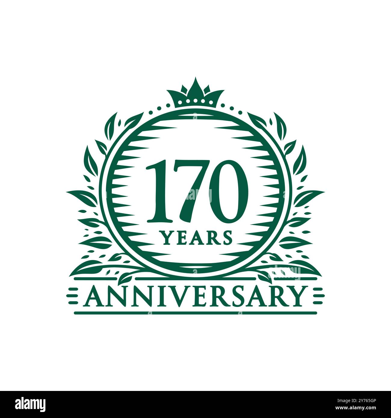 170 years celebrating anniversary design template. 170th anniversary ...