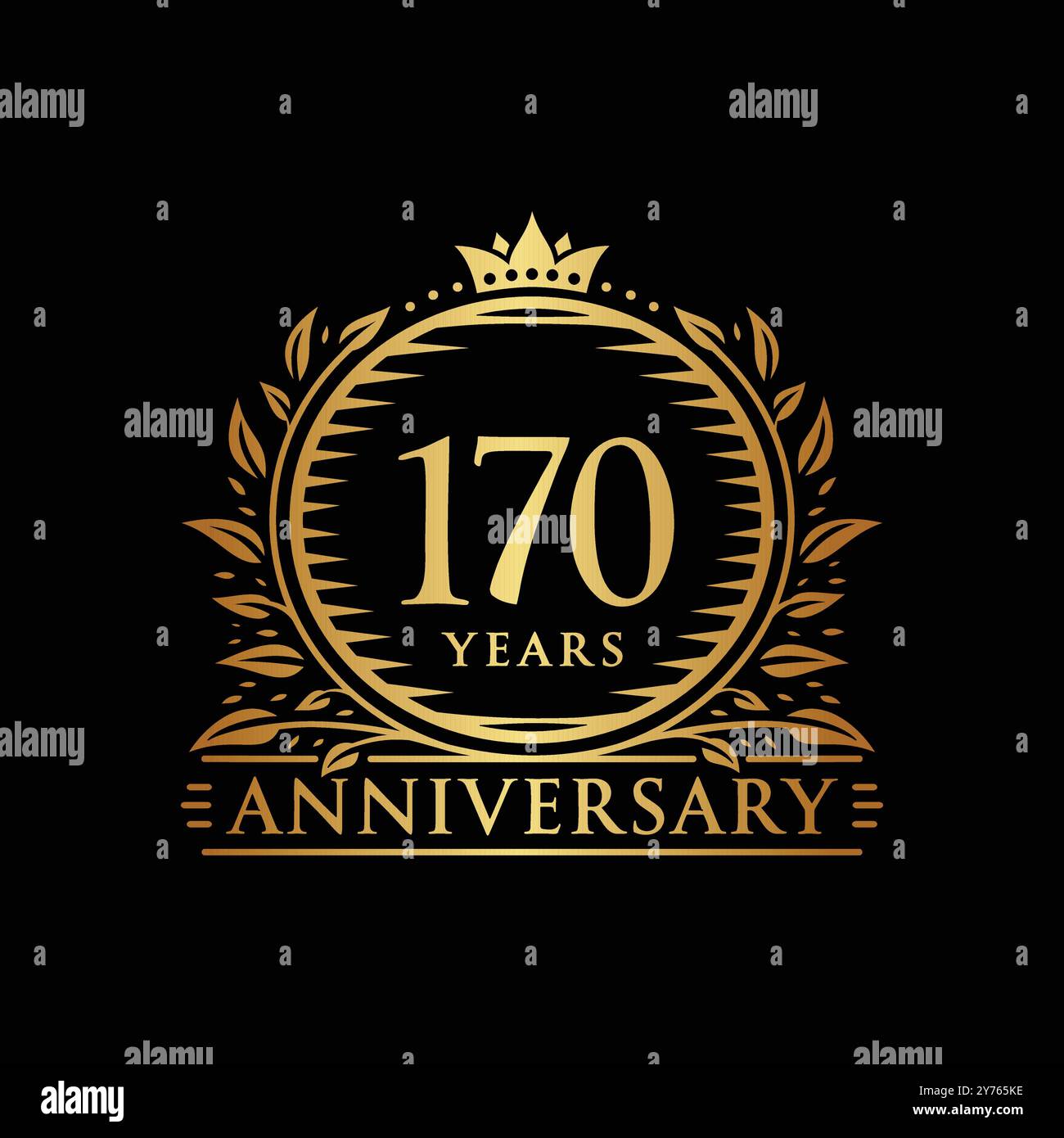 170 years celebrating anniversary design template. 170th anniversary ...