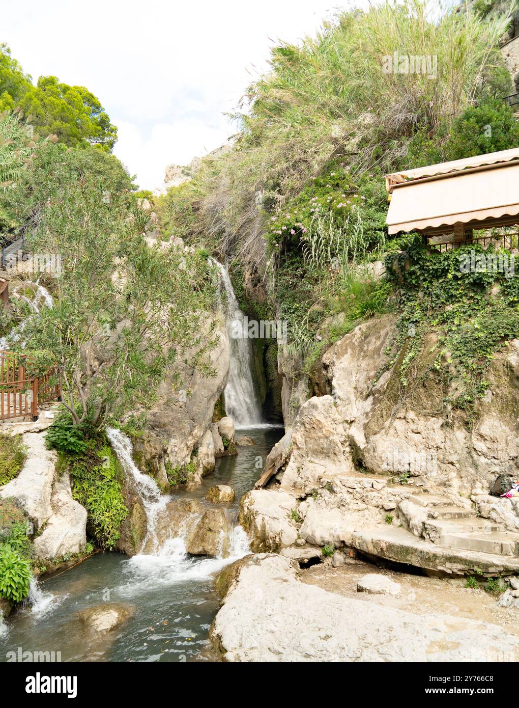 water falls at Algar waterfalls in Spain Stock Photo - Alamy
