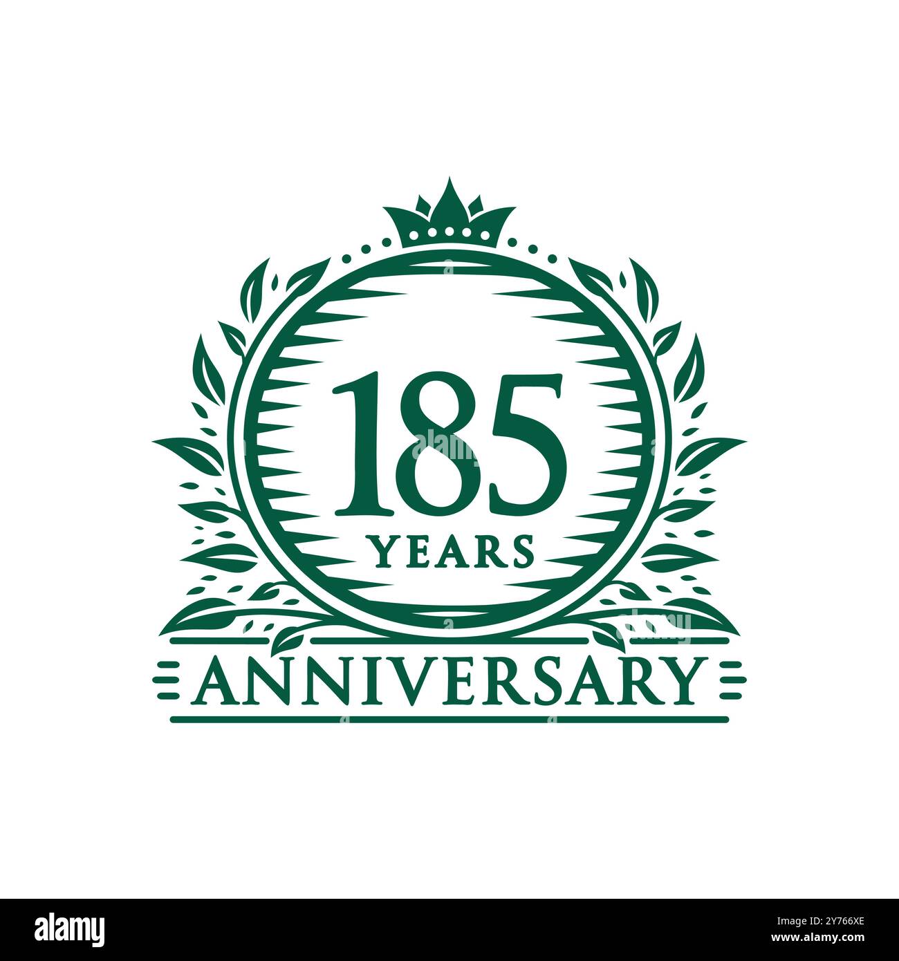 185 years celebrating anniversary design template. 185th anniversary ...