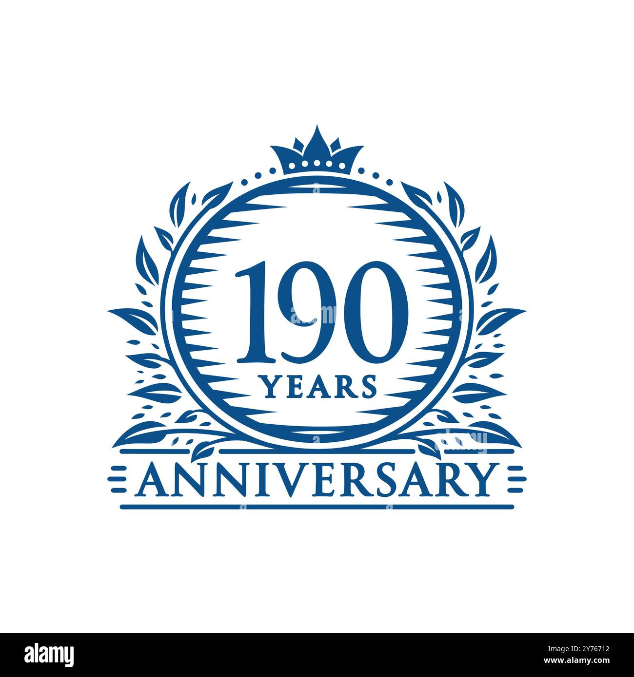 190 years celebrating anniversary design template. 190th anniversary ...
