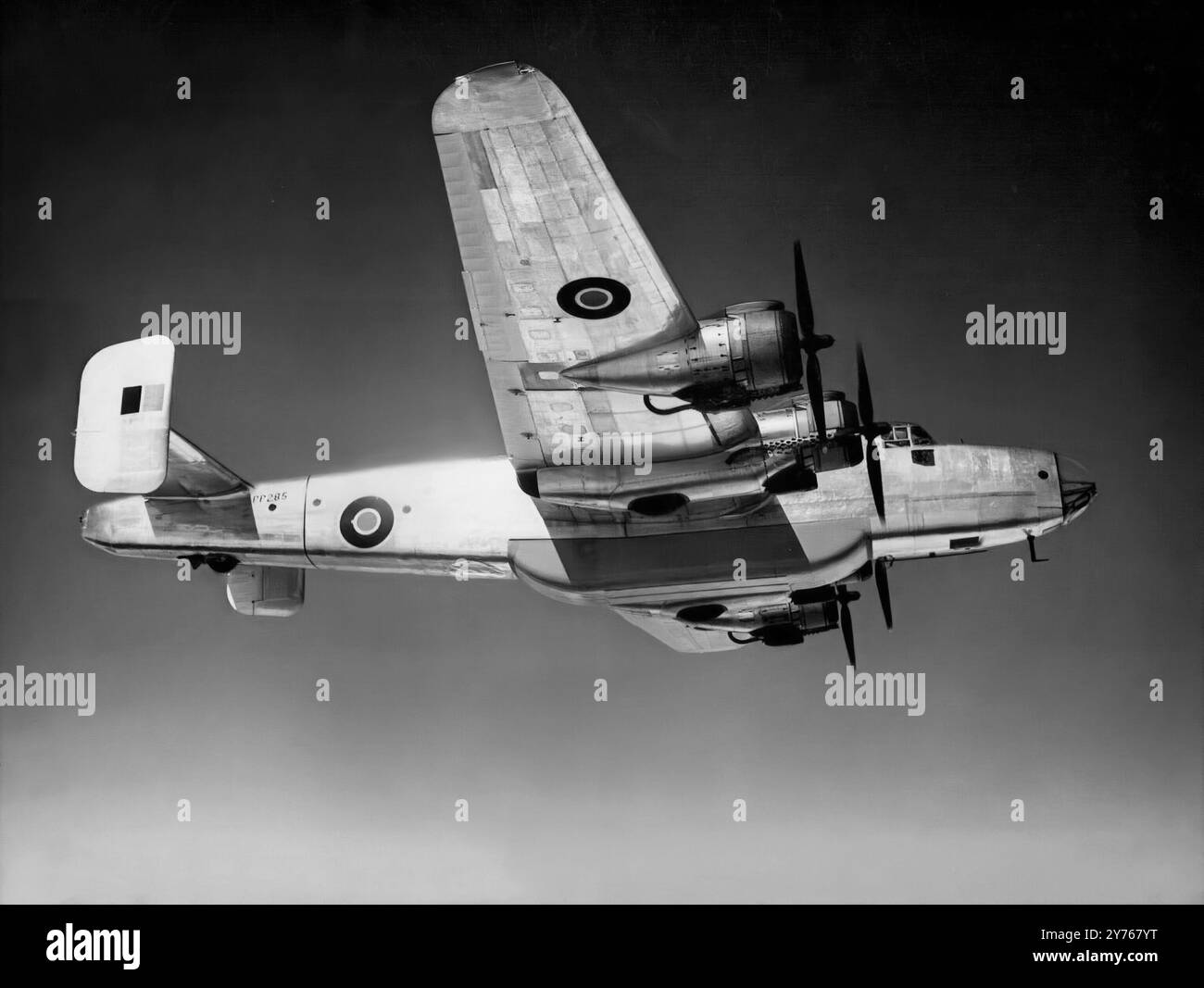 The Handley Page Halifax, a British Royal Air Force (RAF) four-engined ...