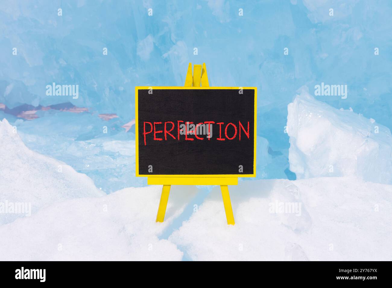 Perfection symbol. Concept word Perfection on beautiful chalk ...