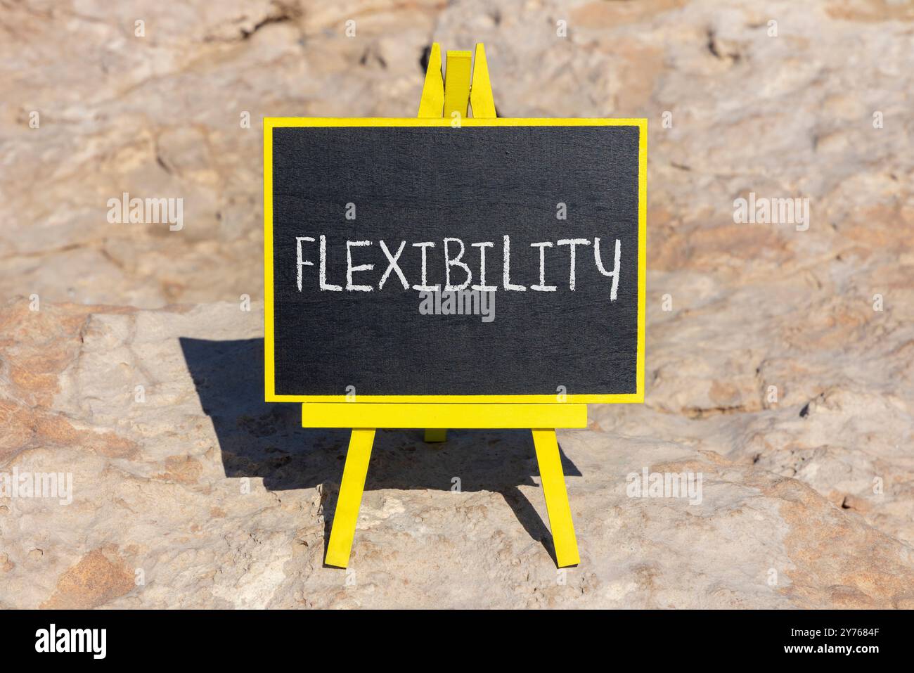 Flexibility symbol. Concept word Flexibility on beautiful chalk ...